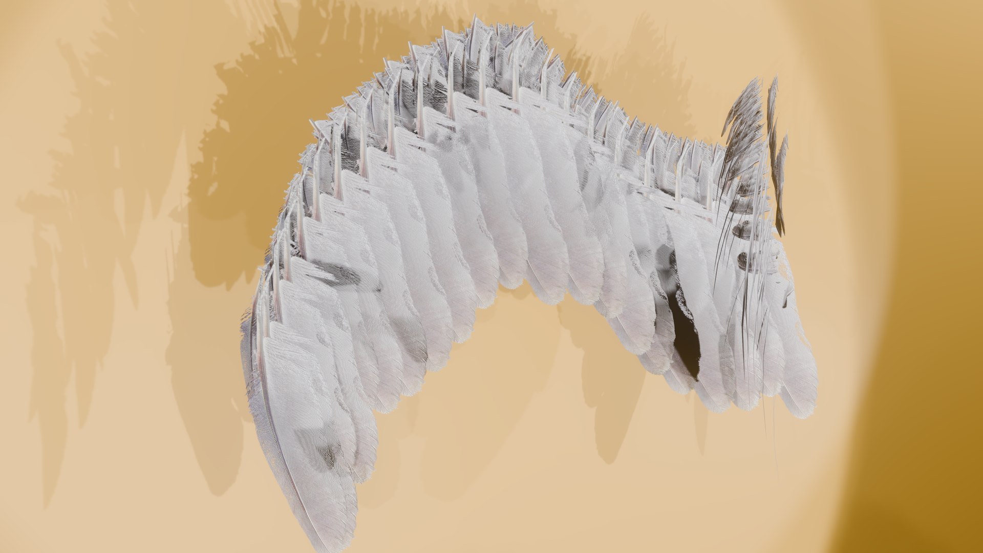 3D Angle Wings - TurboSquid 2201445