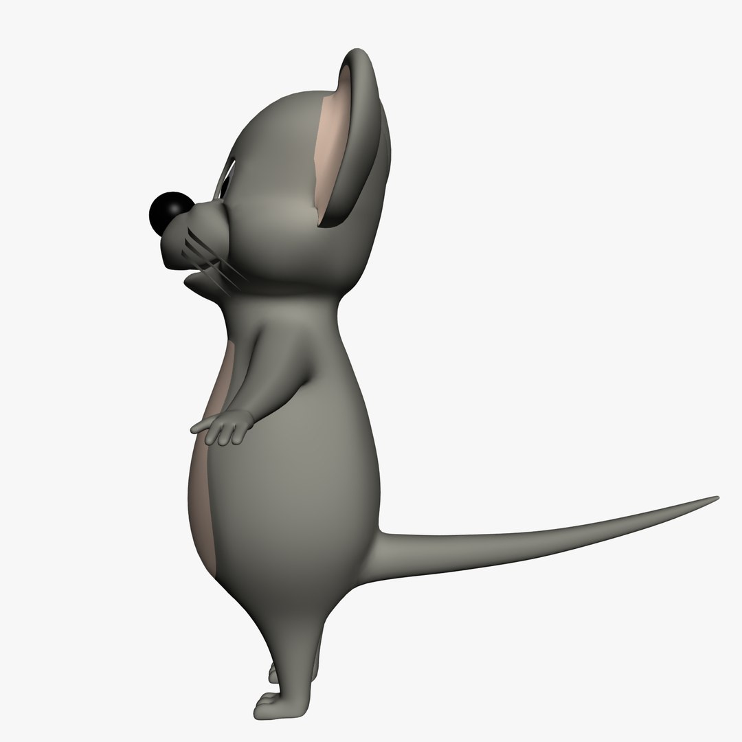Cartoon Mouse 3d Model