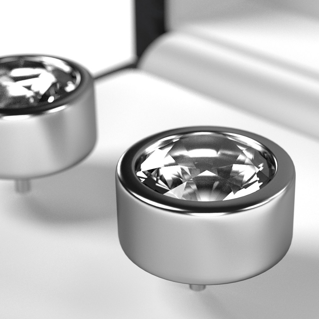 3d Model Earrings Box