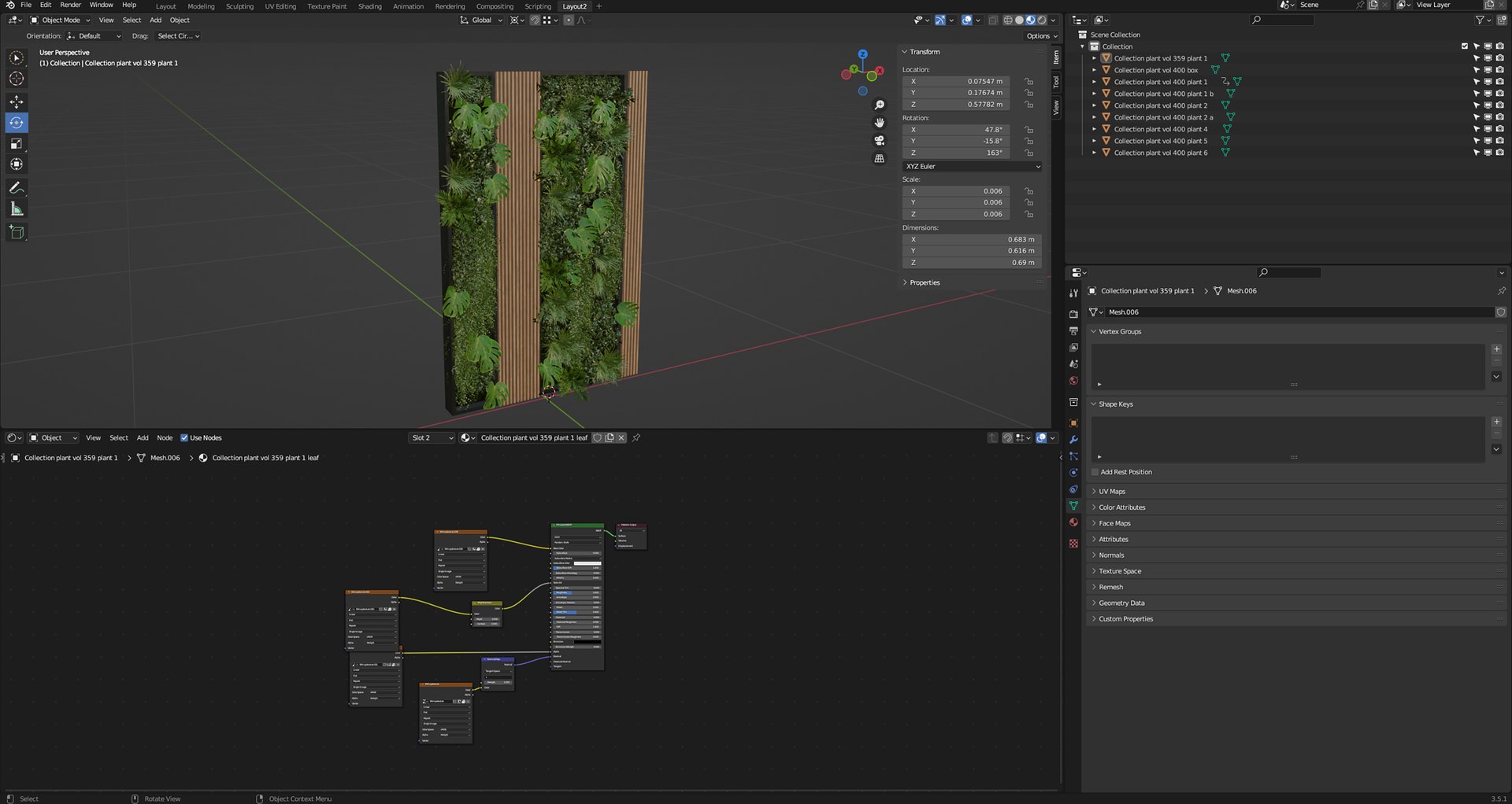 Collection Plant Vol 400 - Blender Model 3D Model - TurboSquid 2095889