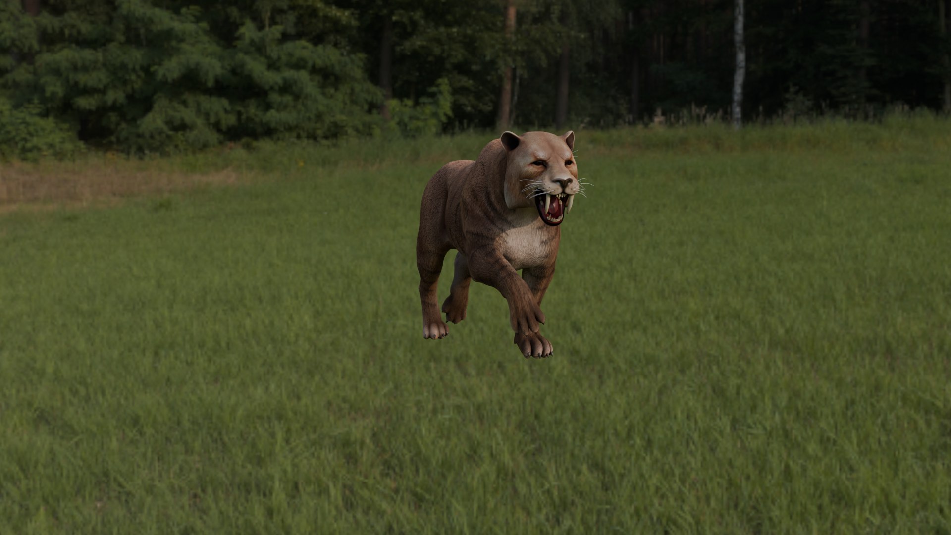 Saber Toothed Cat 3D Model - TurboSquid 2187891
