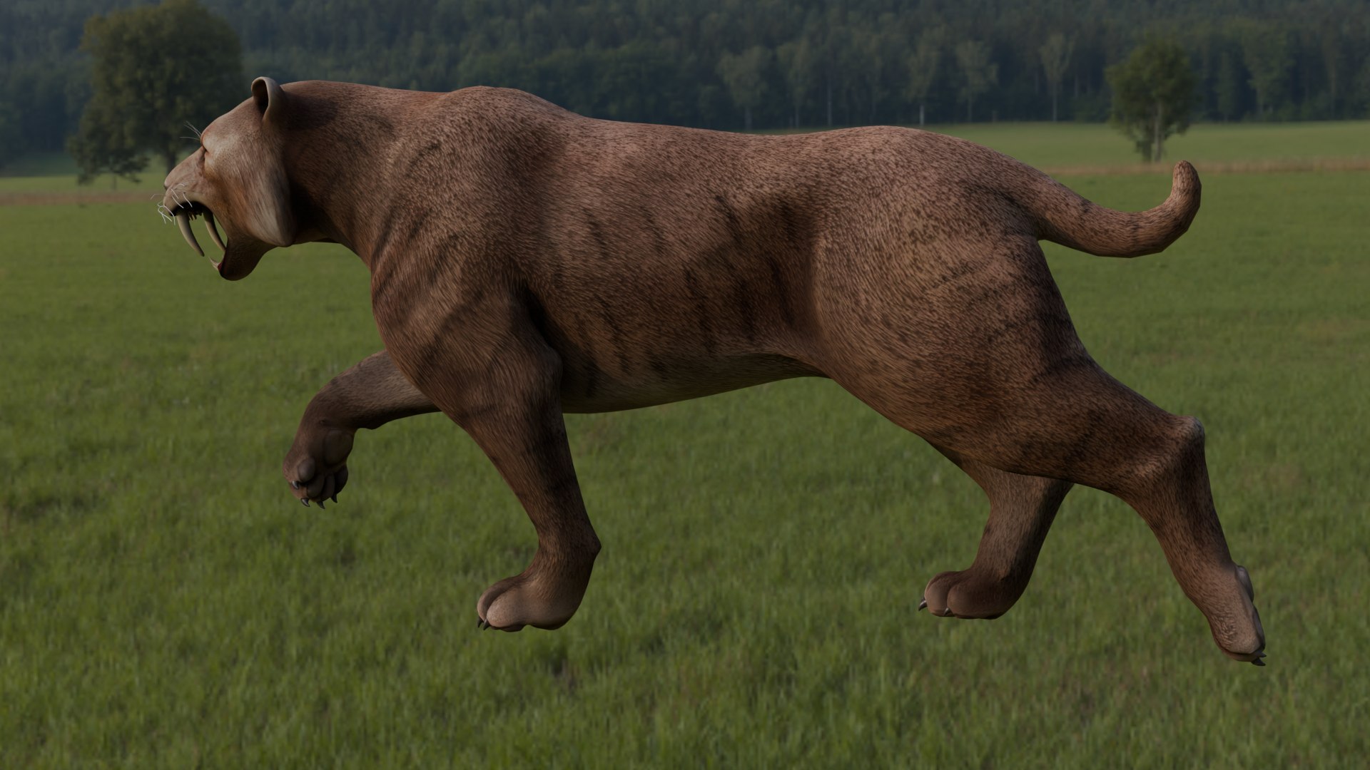 Saber Toothed Cat 3D Model - TurboSquid 2187891