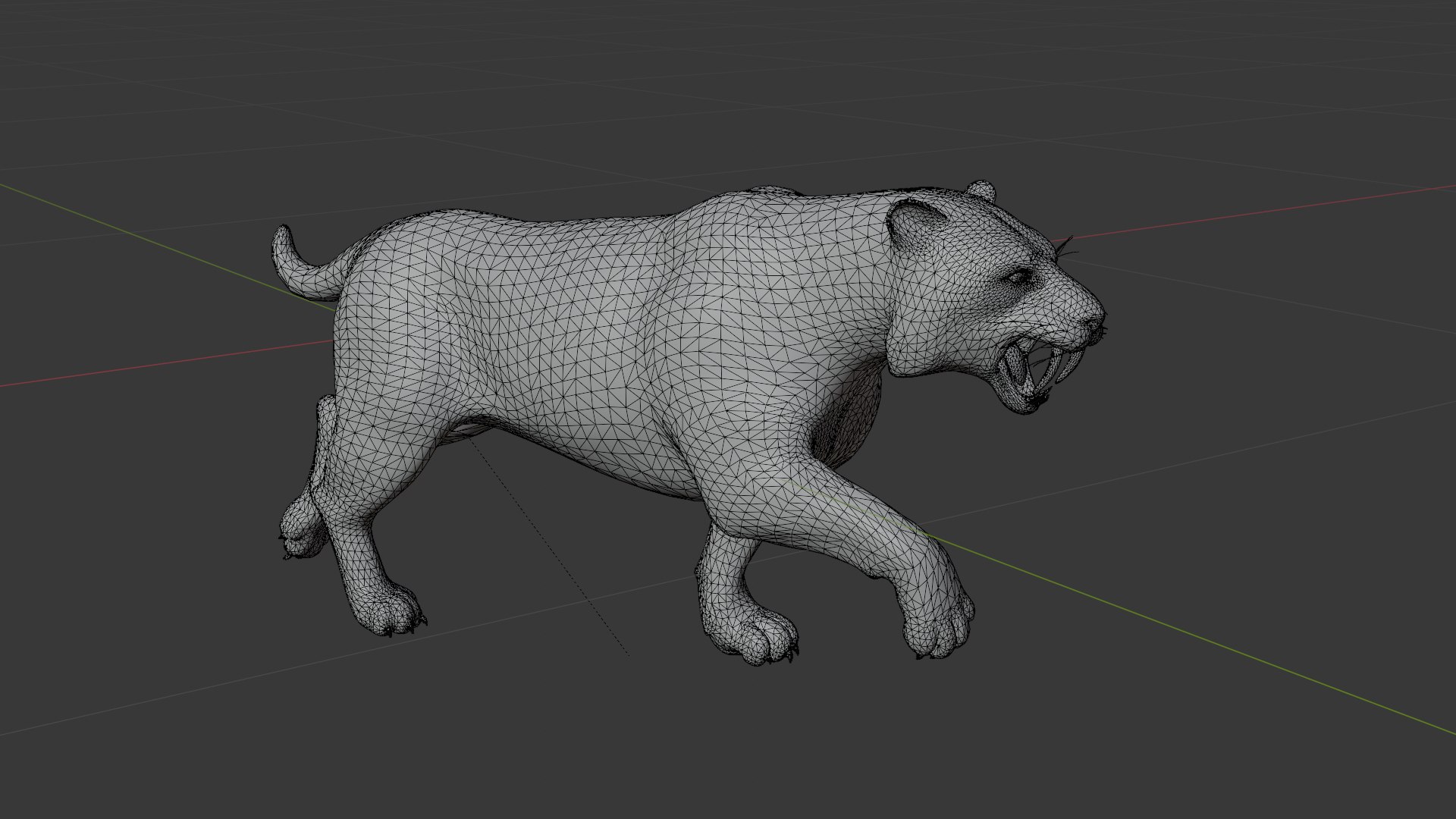 Saber Toothed Cat 3D Model - TurboSquid 2187891