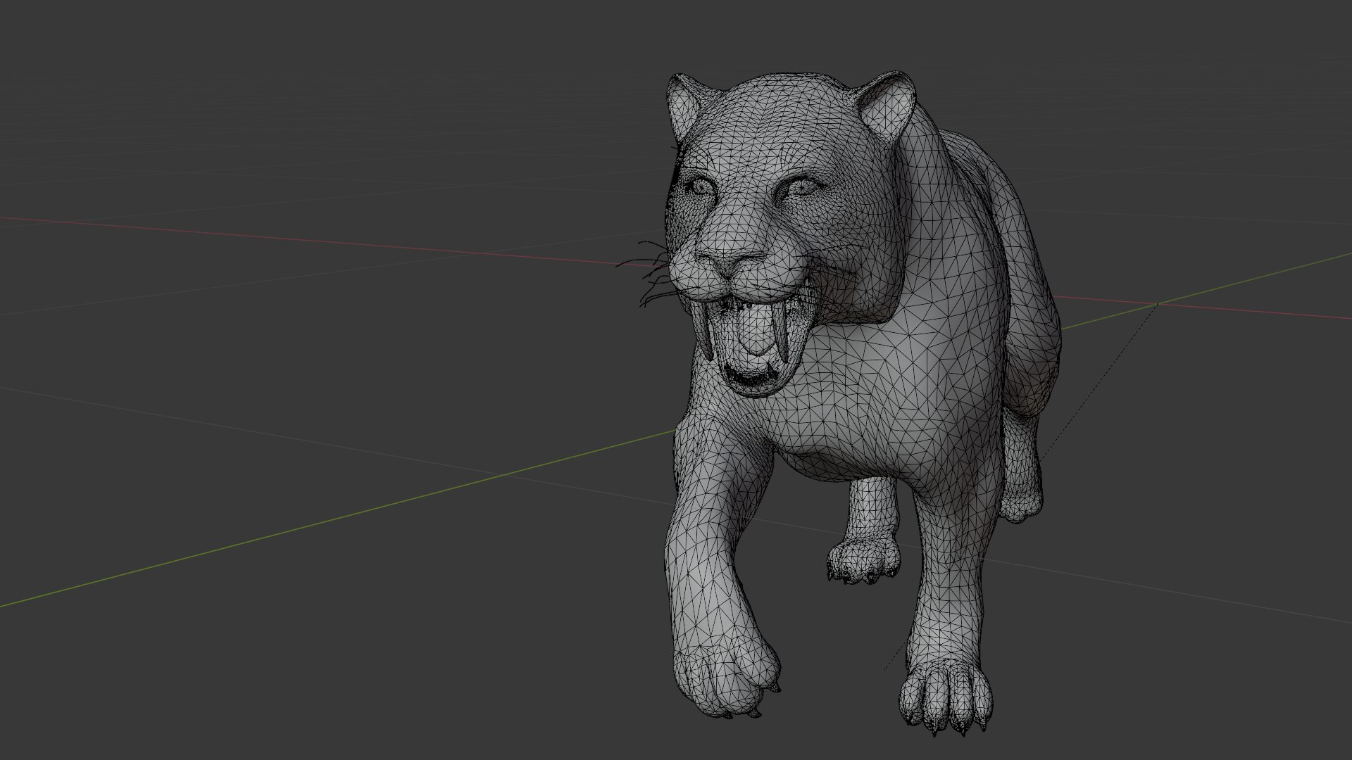 Saber Toothed Cat 3D Model - TurboSquid 2187891