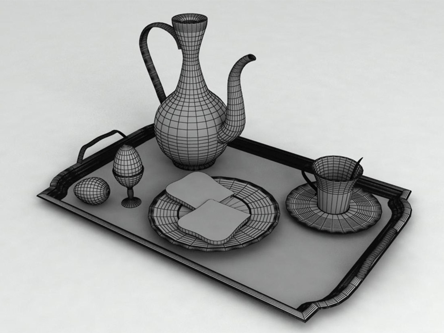 Breakfast 3d Model