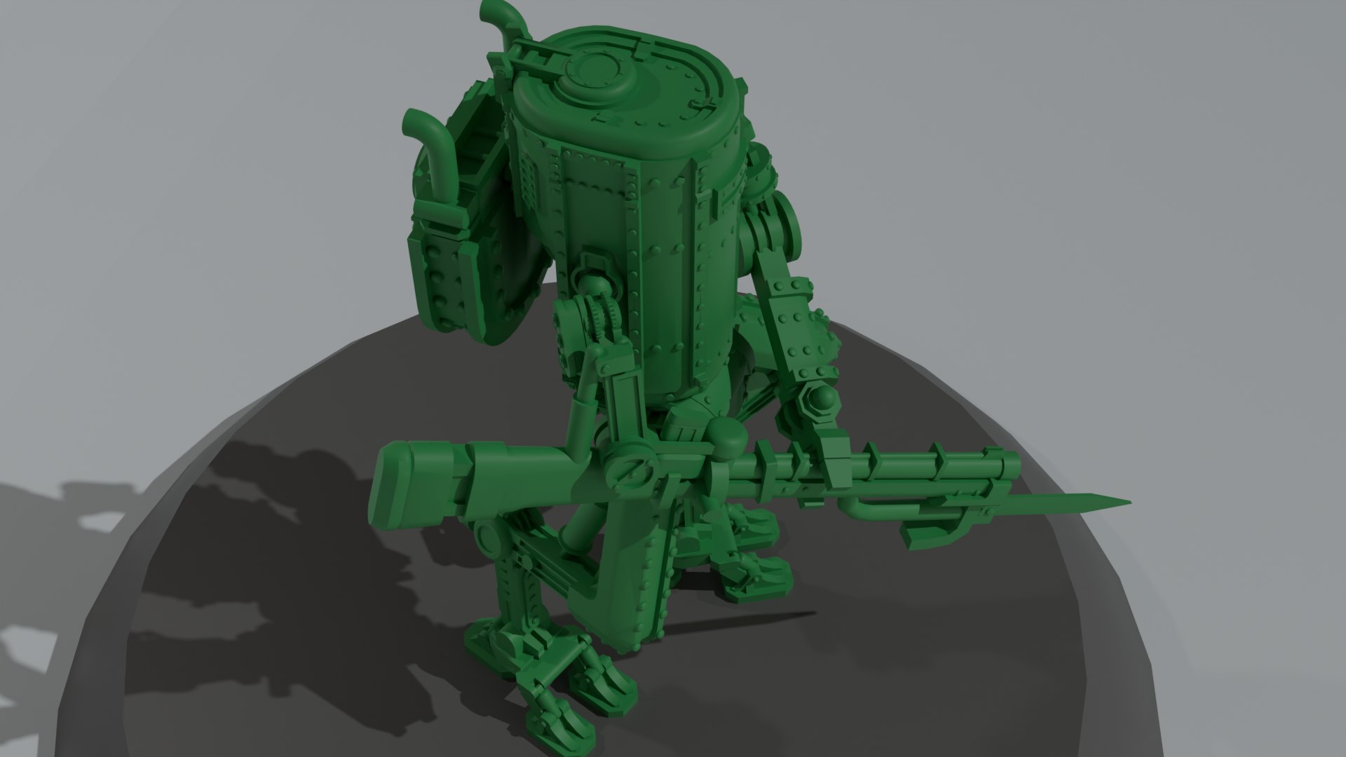 Iron Harvest PZM-7 Smialy Mech 3D - TurboSquid 2294516