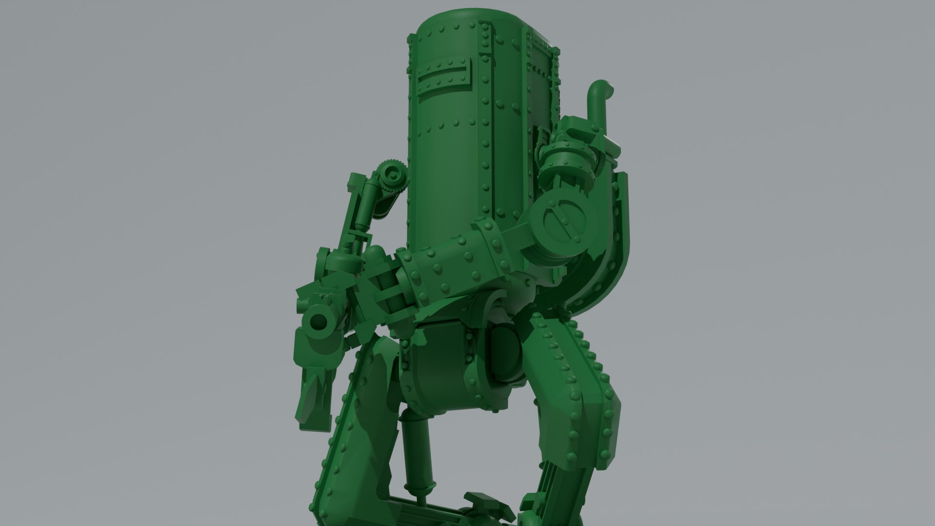 Iron Harvest PZM-7 Smialy Mech 3D - TurboSquid 2294516