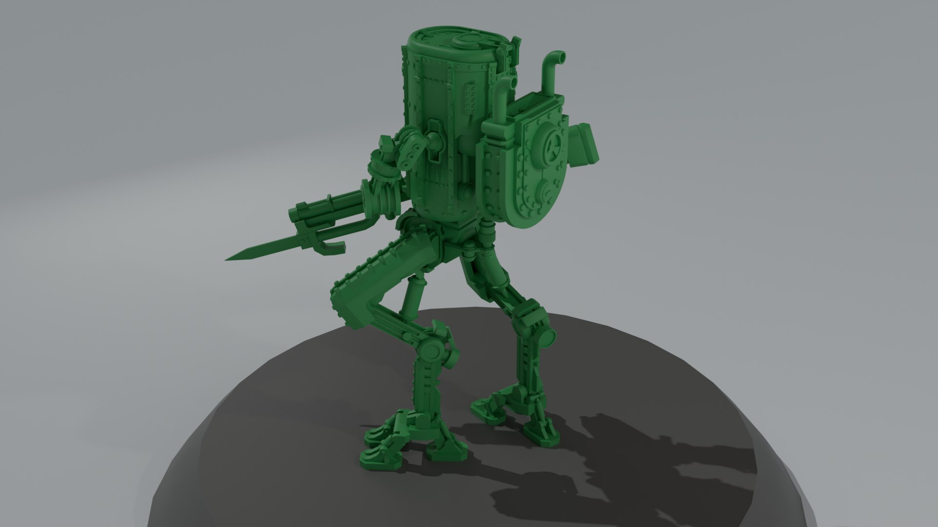 Iron Harvest PZM-7 Smialy Mech 3D - TurboSquid 2294516