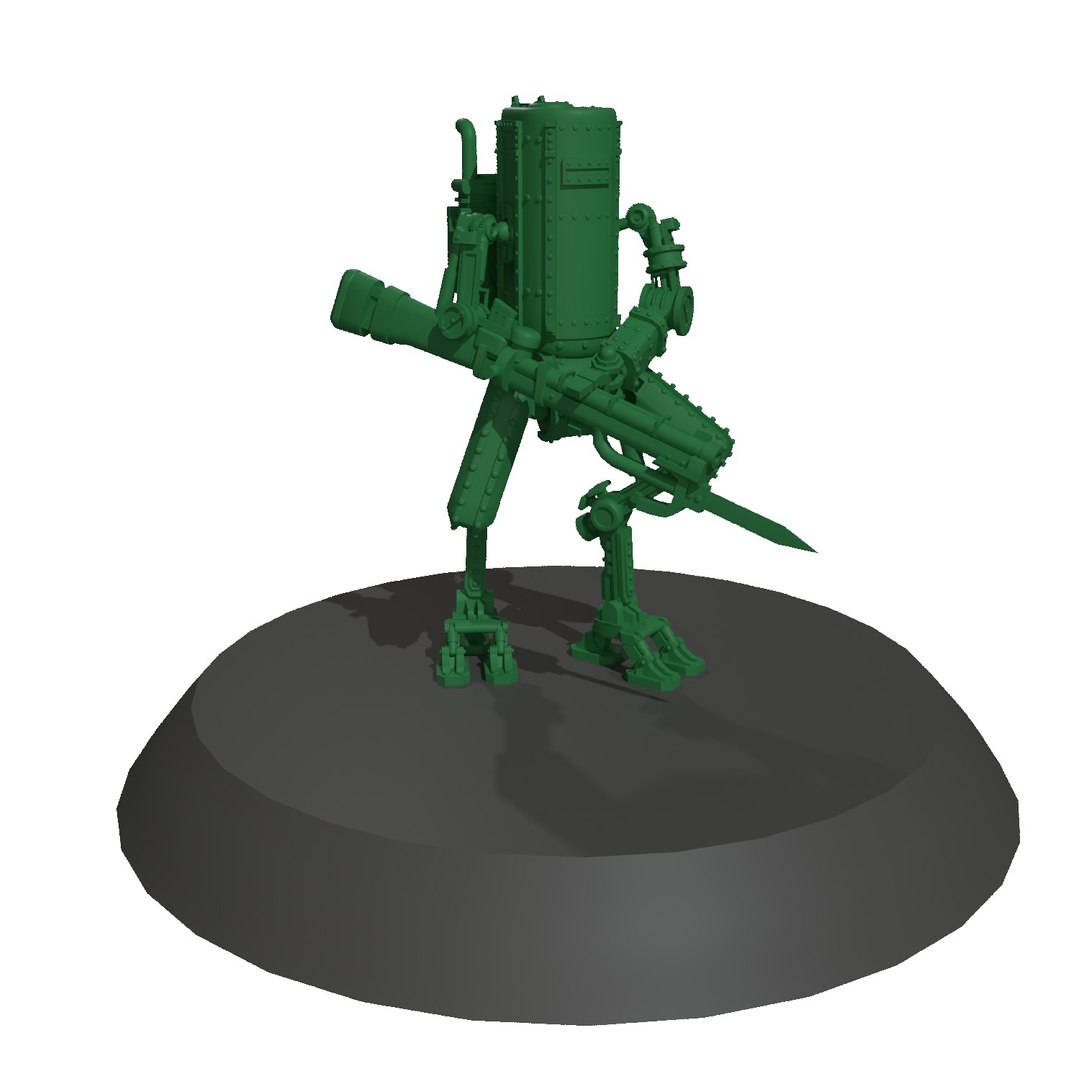 Iron Harvest PZM-7 Smialy Mech 3D - TurboSquid 2294516