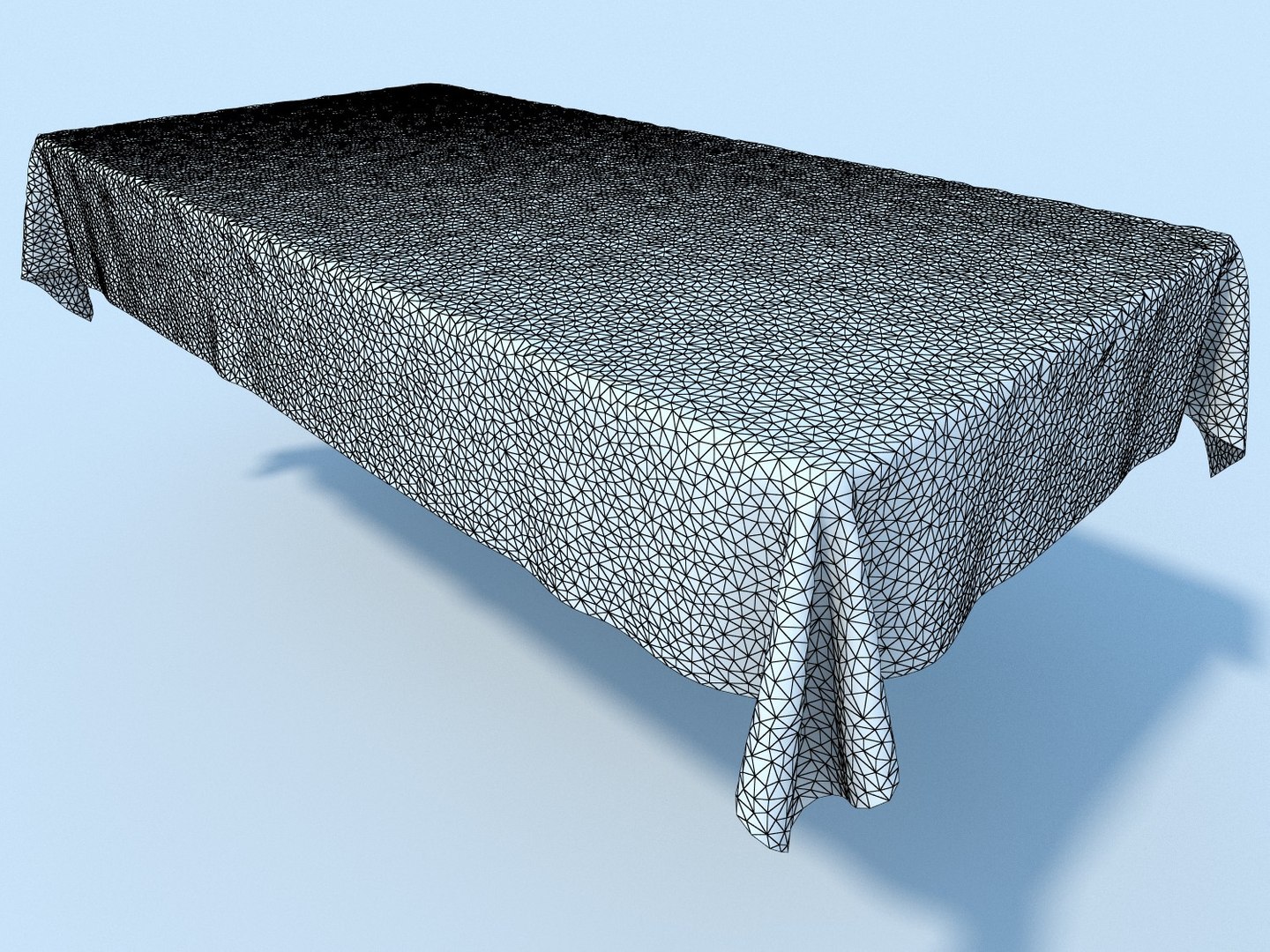 3ds Max Table Cloth Tablecloth