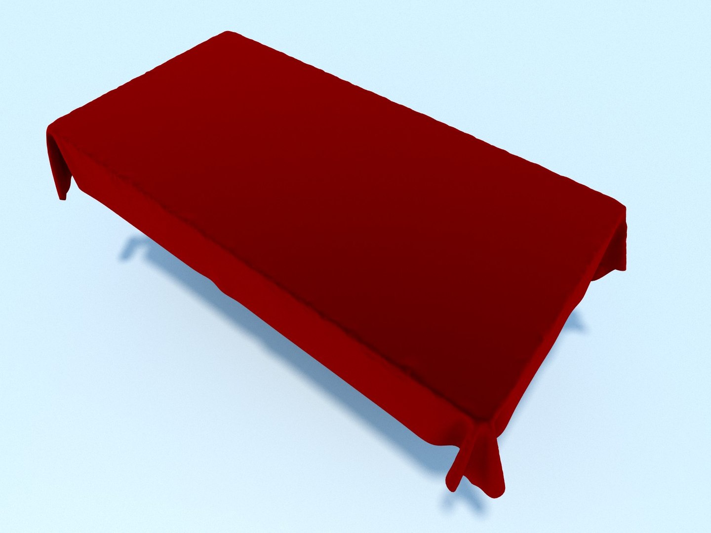 3ds Max Table Cloth Tablecloth