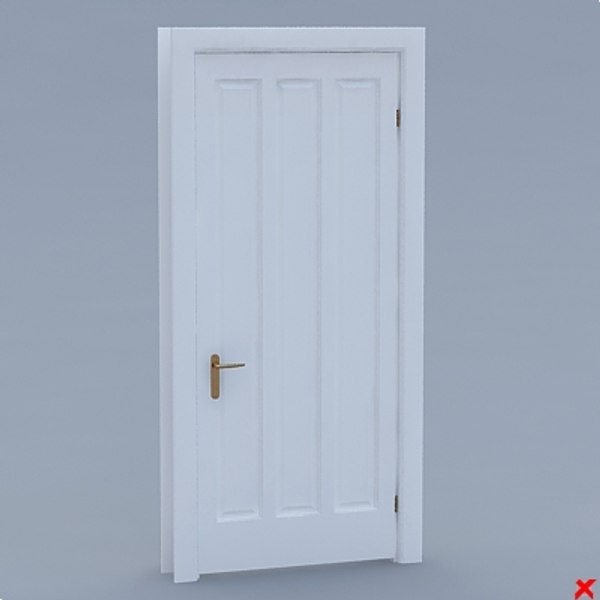 3ds max door