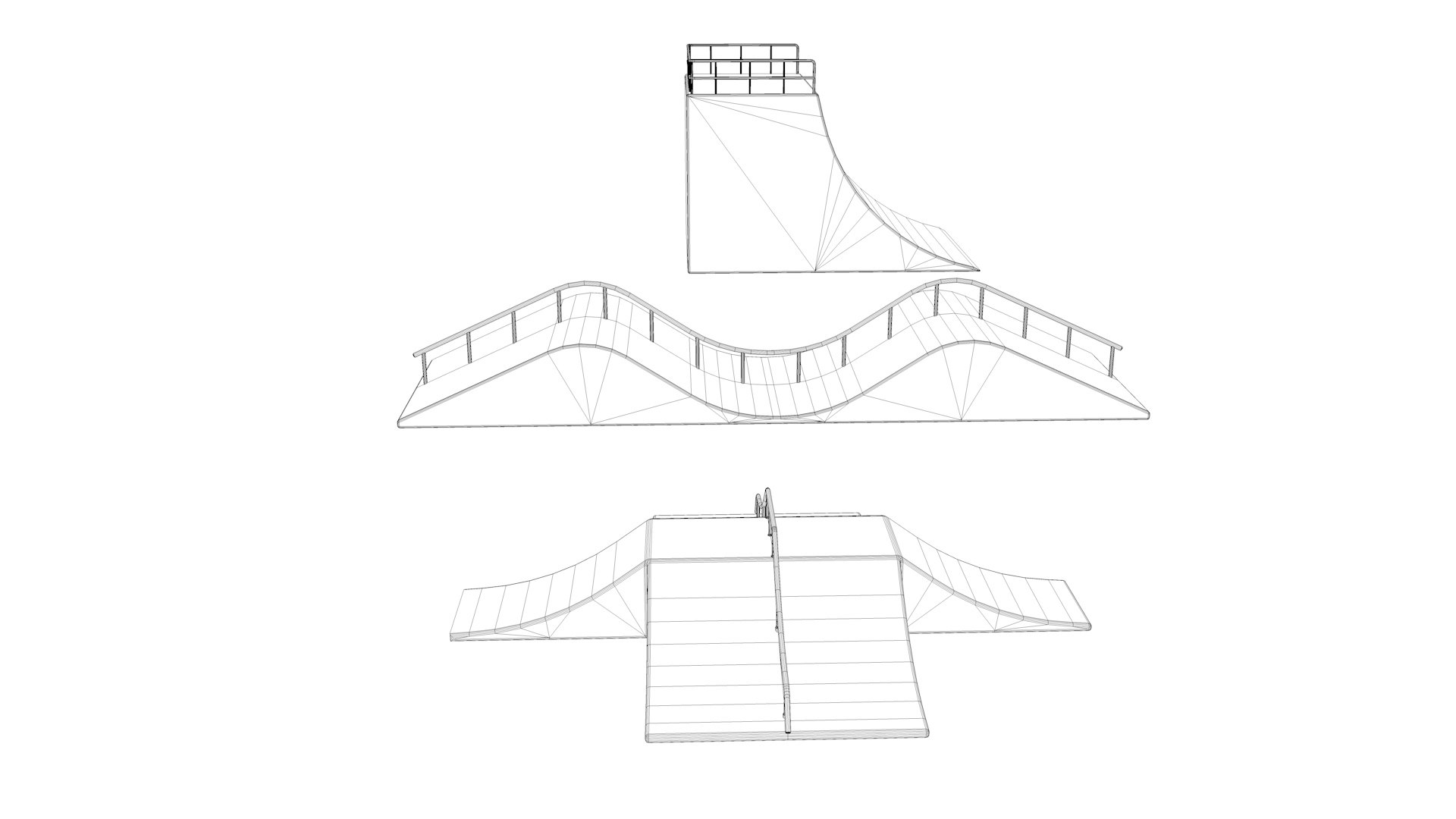 Skate Ramp 3D model - TurboSquid 1912407