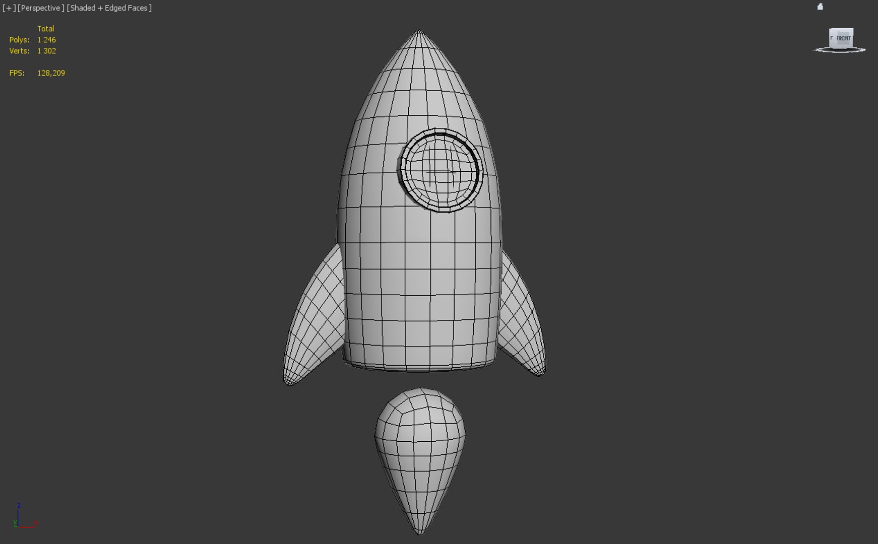 Rocket Icon 3D Model - TurboSquid 1884719