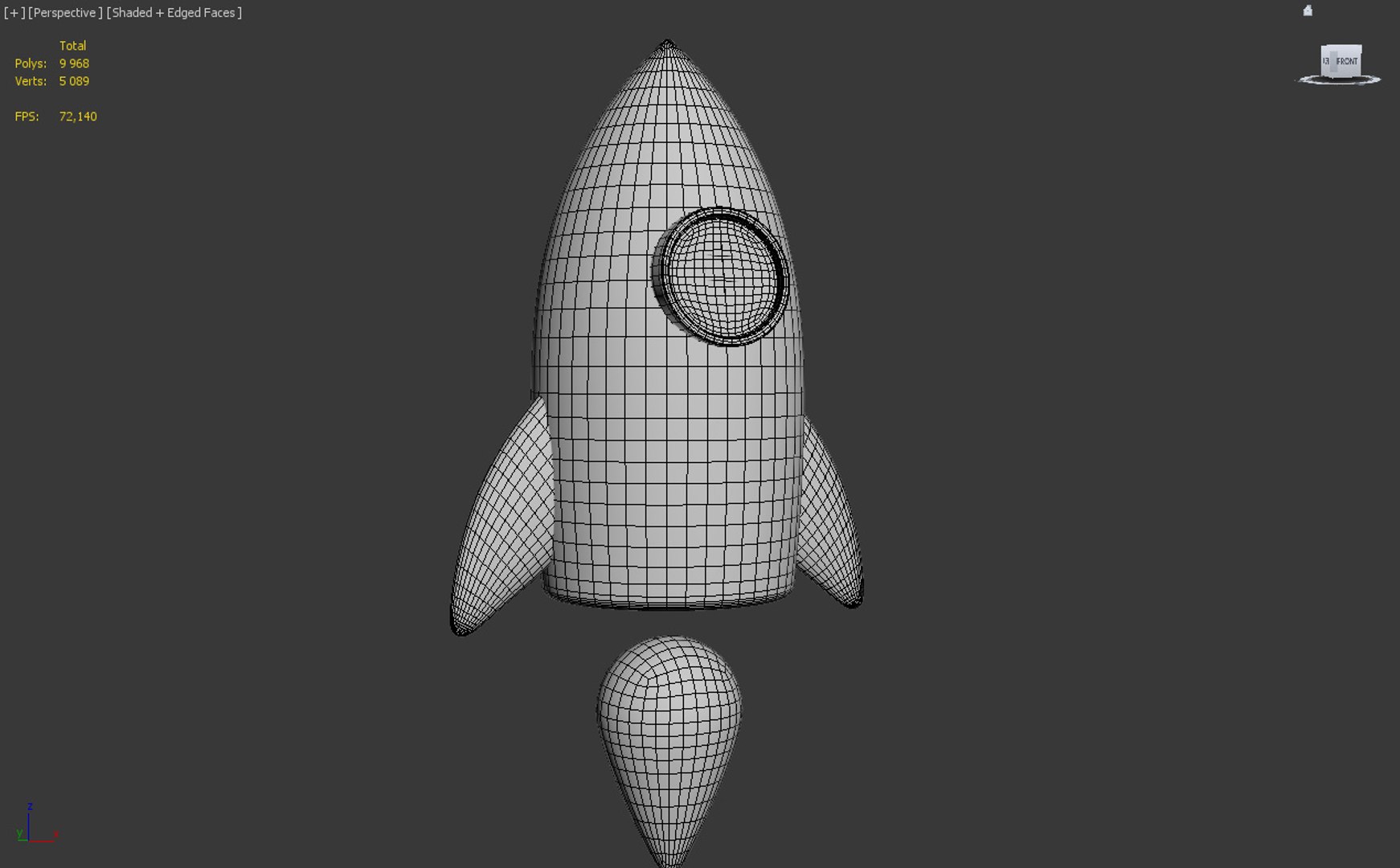 Rocket Icon 3D Model - TurboSquid 1884719