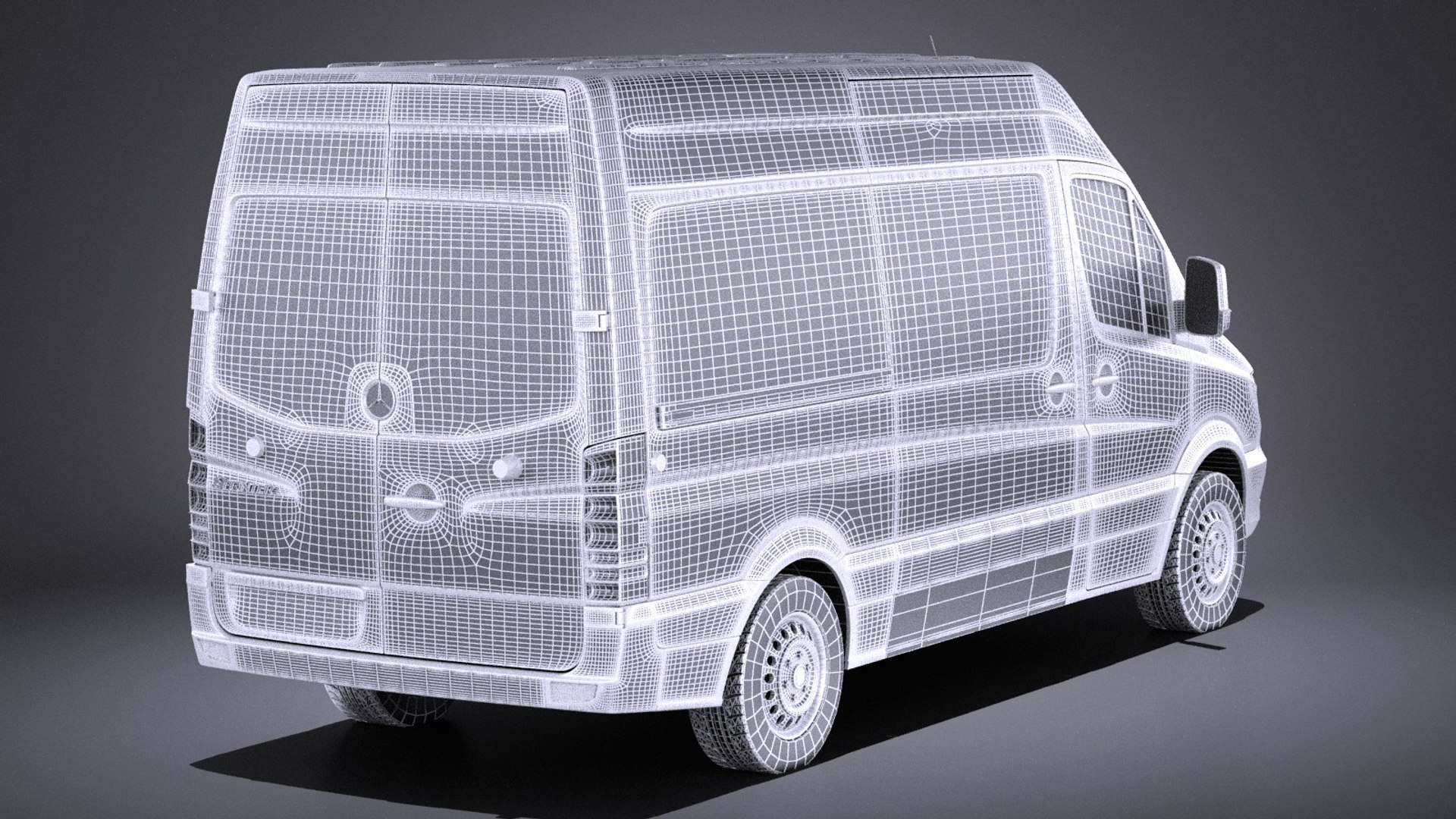 Van mercedes benz 3D model - TurboSquid 1160136