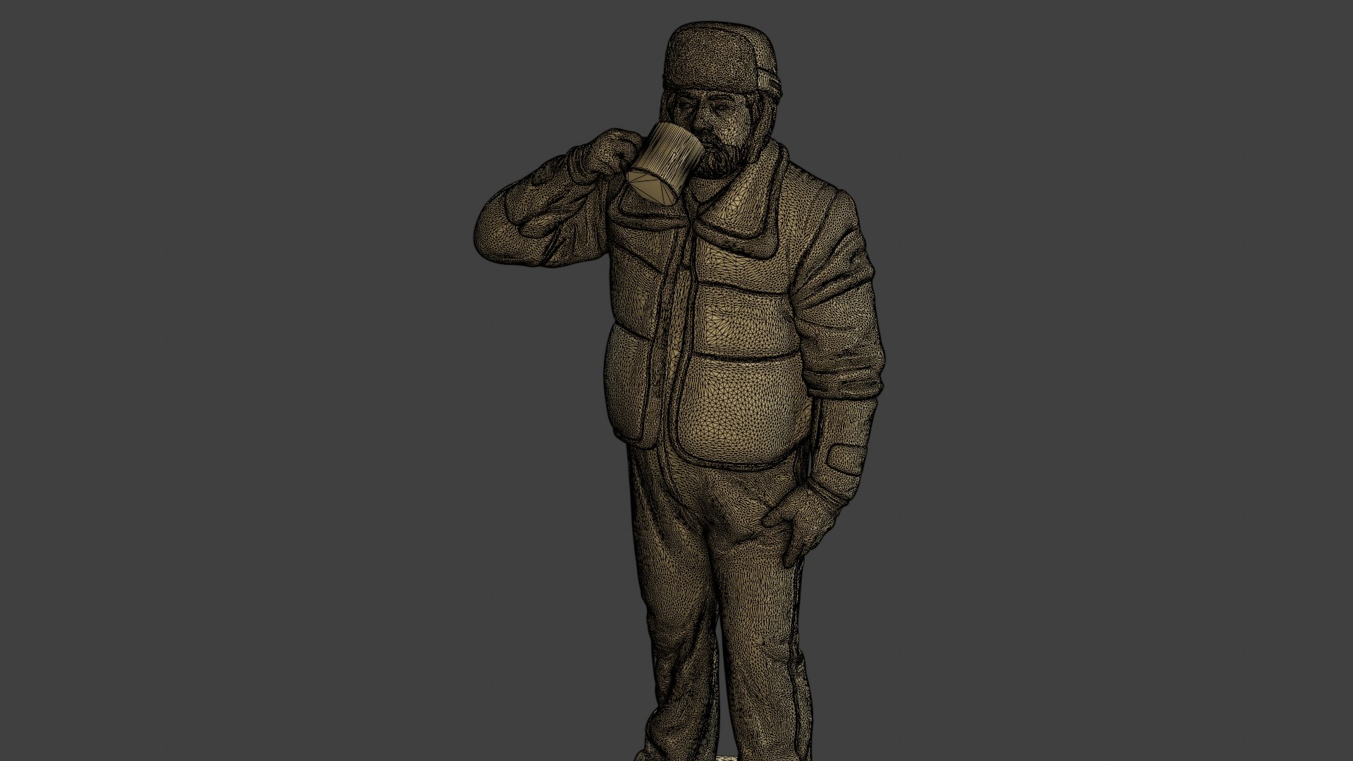 3D Model Actual Male Truck Driver AMTD 010 - TurboSquid 1966260