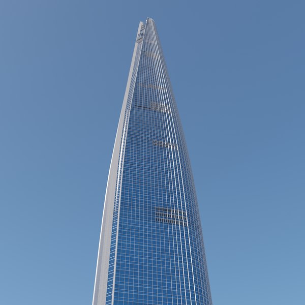 Lotte world tower 3D model - TurboSquid 1531123