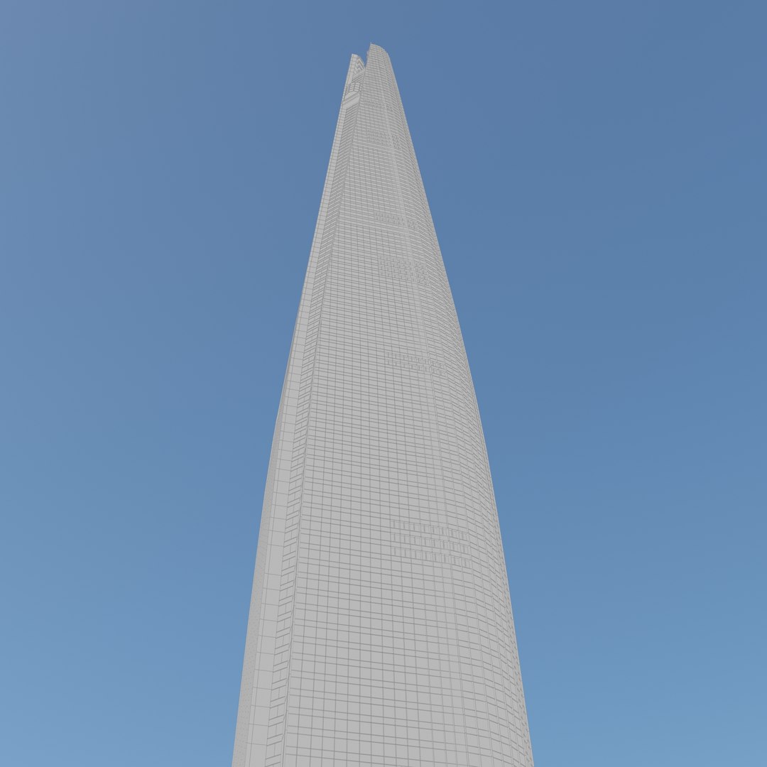 Lotte World Tower 3D Model - TurboSquid 1531123