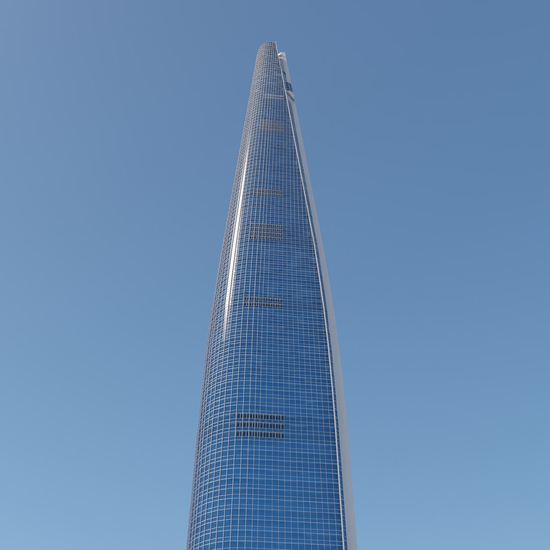 Lotte World Tower 3D Model - TurboSquid 1531123