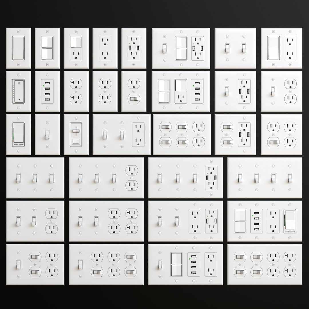 Socket Outlet Plug 3D Model - TurboSquid 1676045