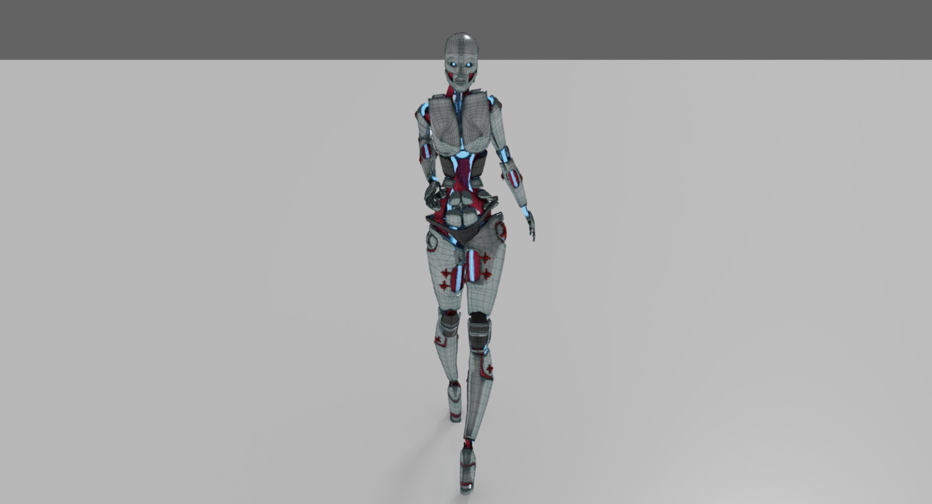 Female Android 3D - TurboSquid 1400517