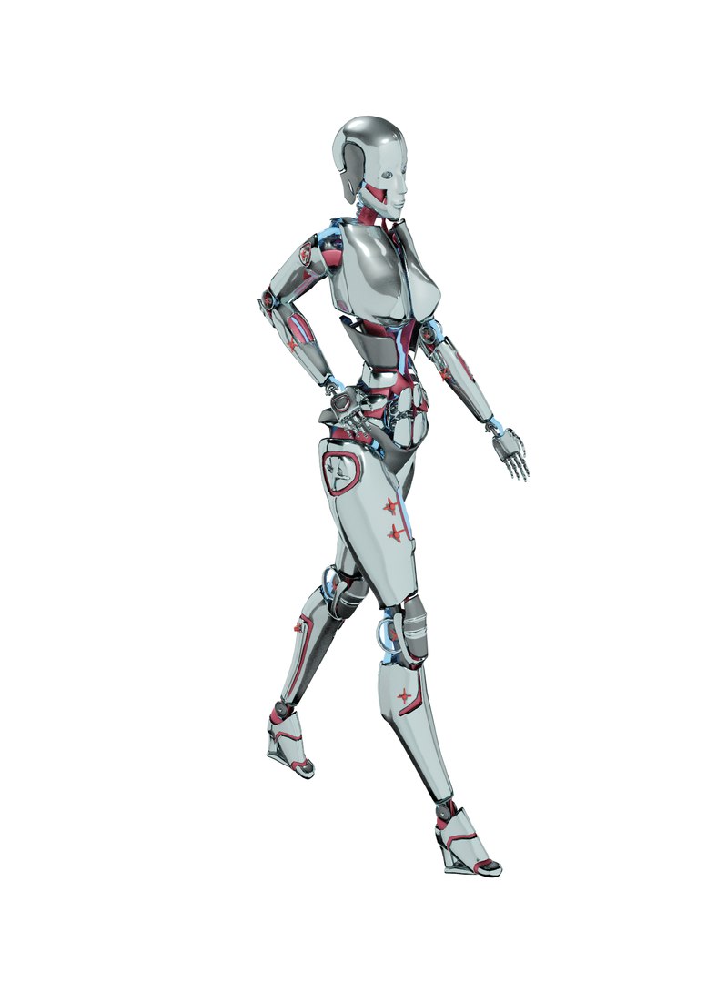 Female android 3D - TurboSquid 1400517