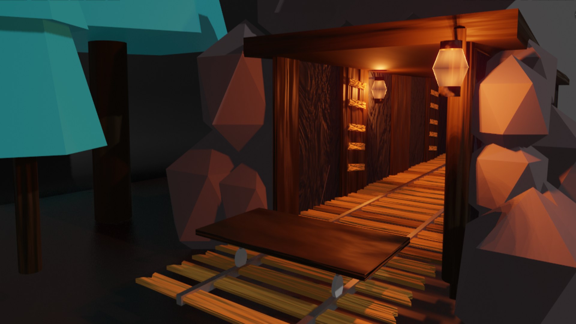 Low Poly Mine 3D - TurboSquid 1823207