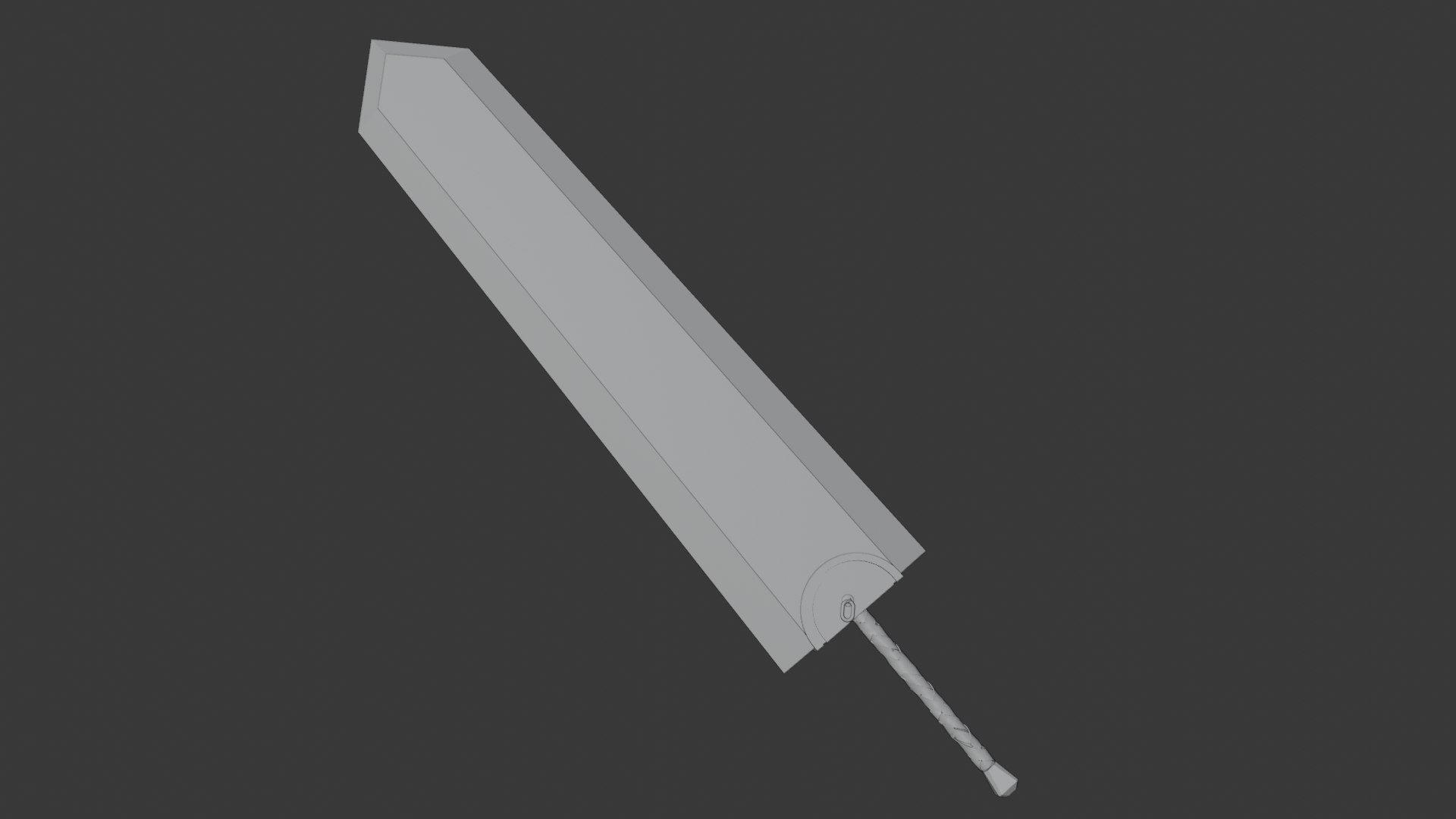 Berserk Guts Dragon Slayer Sword 3D Model 3D Model - TurboSquid 2283125