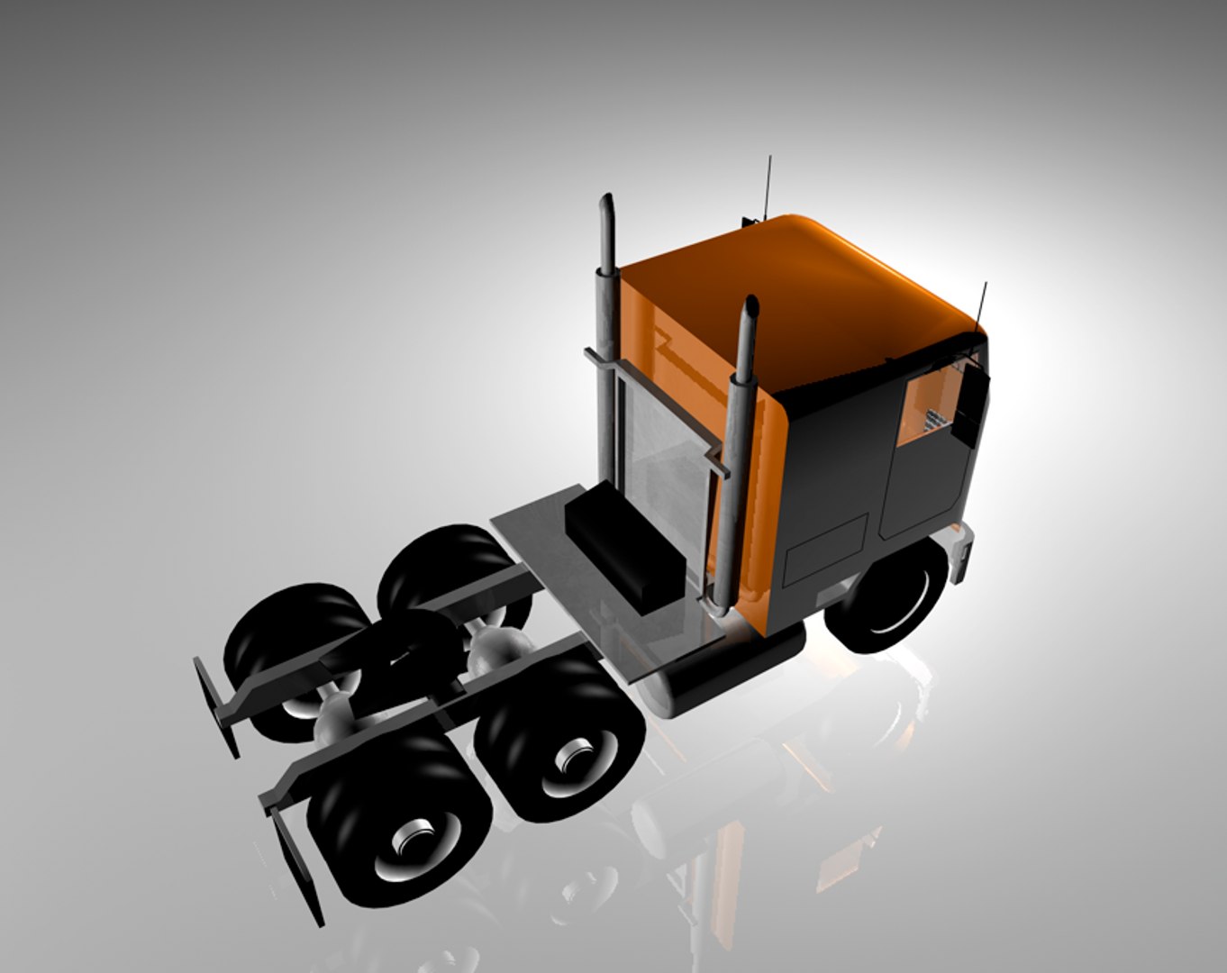 Big Rig 3d Model
