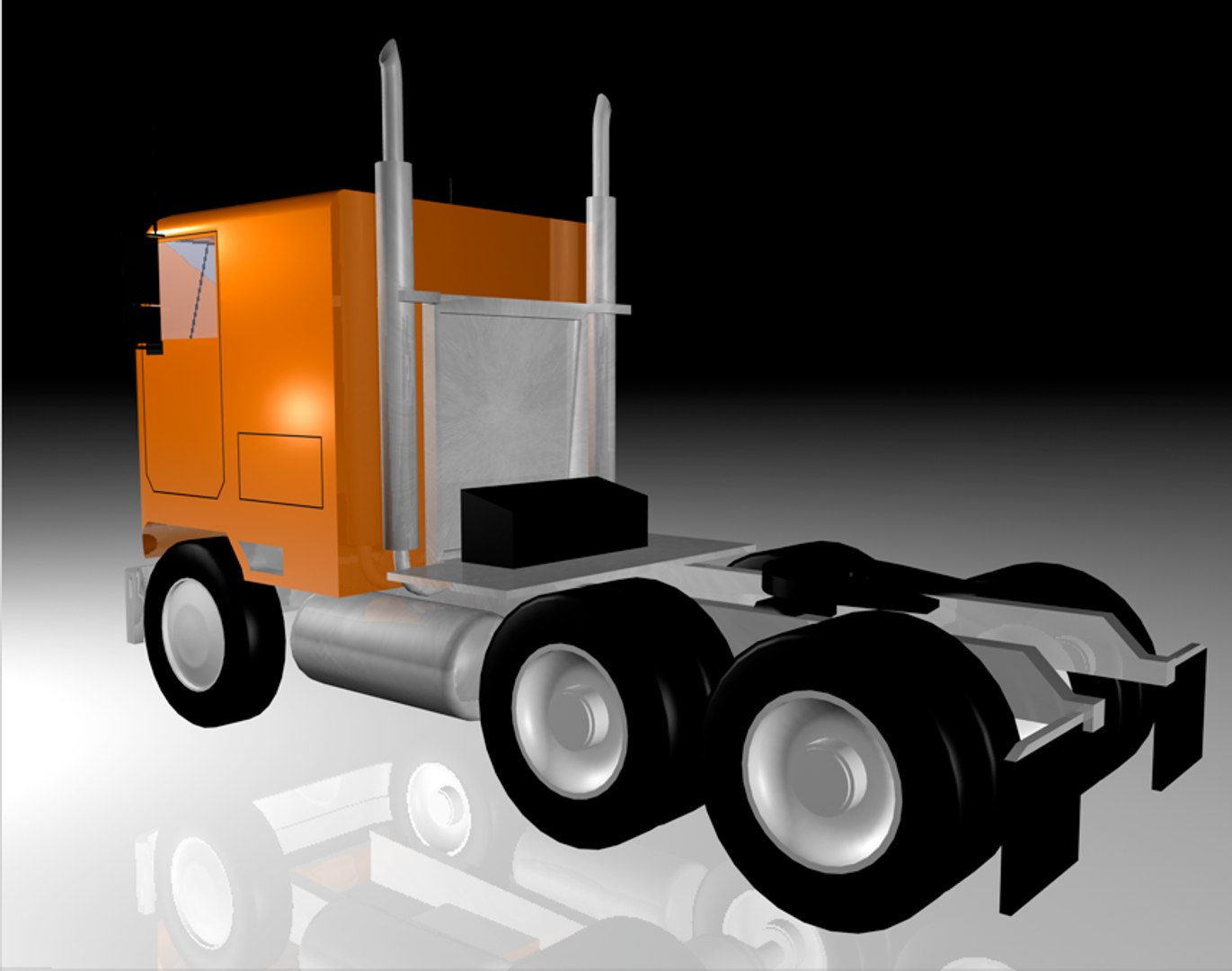 Big Rig 3d Model