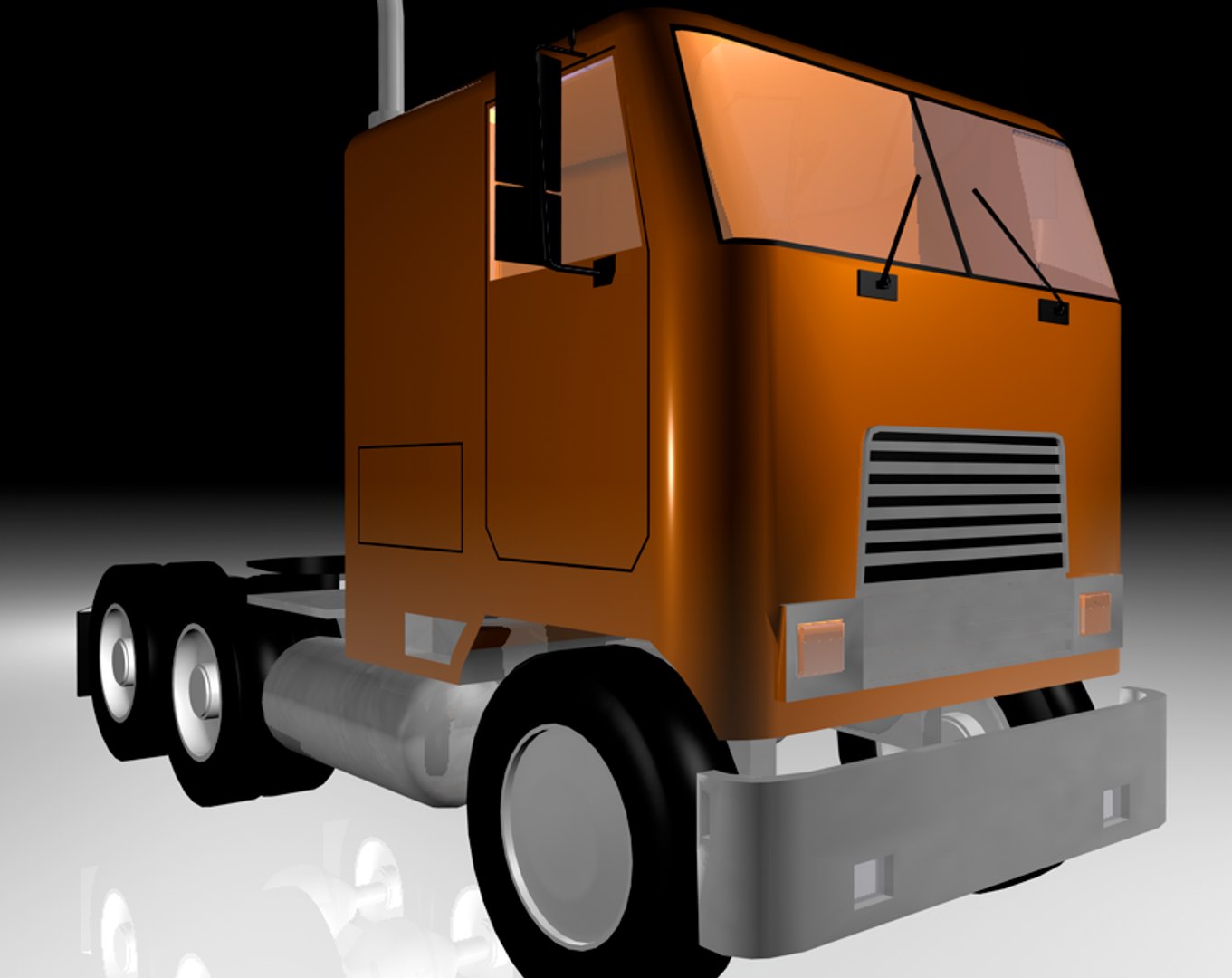 Big Rig 3d Model