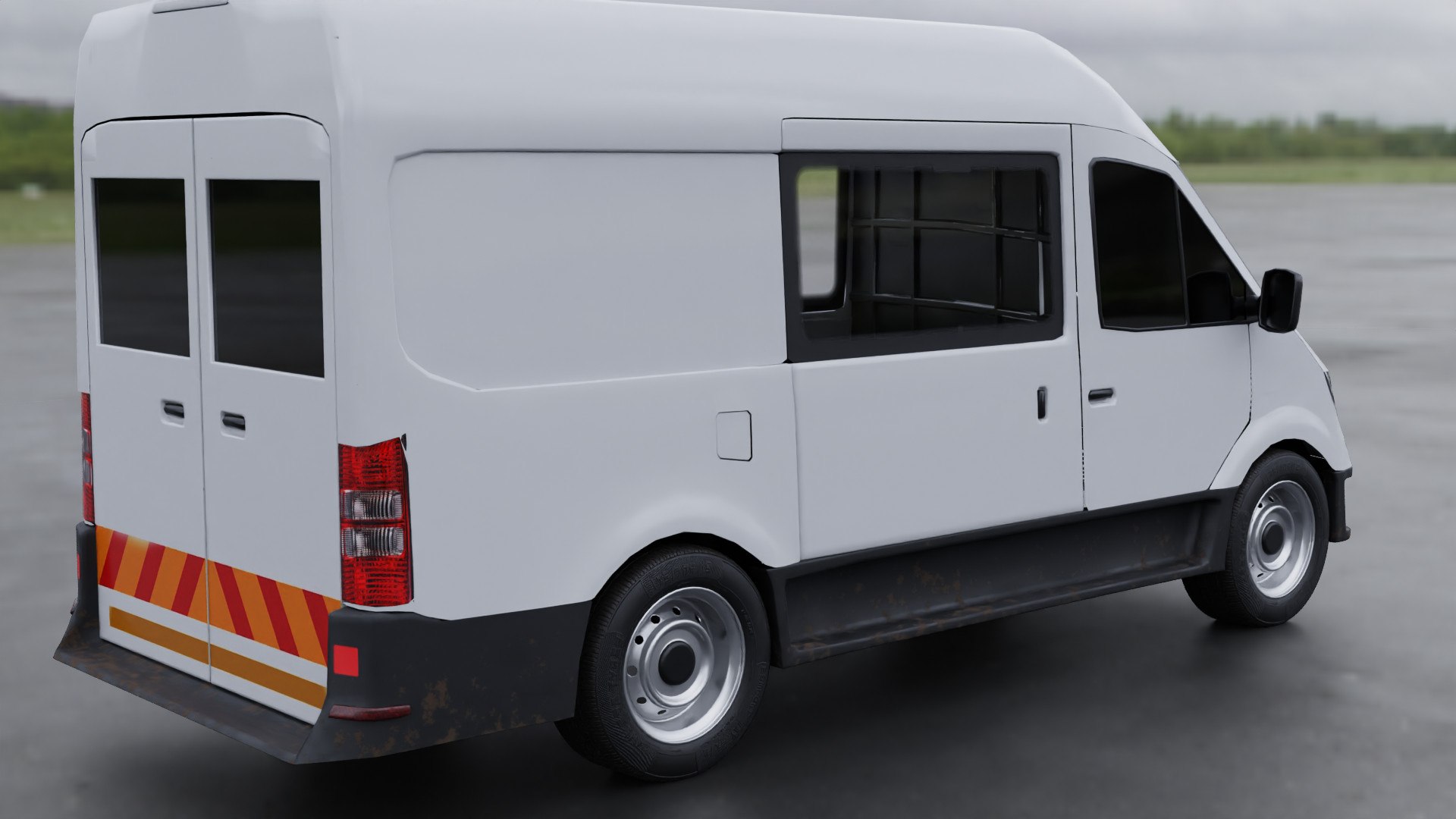 Van Car 3D - TurboSquid 1966878