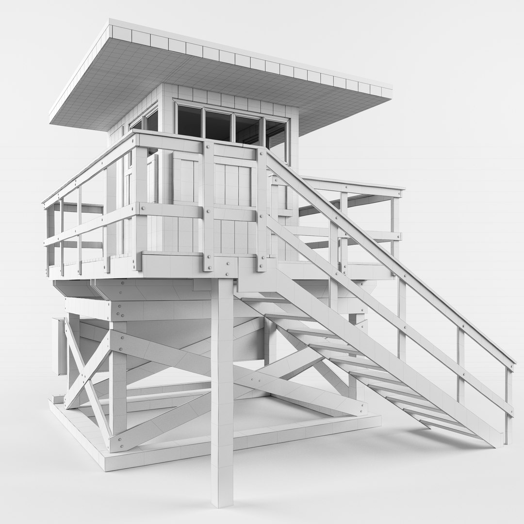 3d Lifeguard Stand