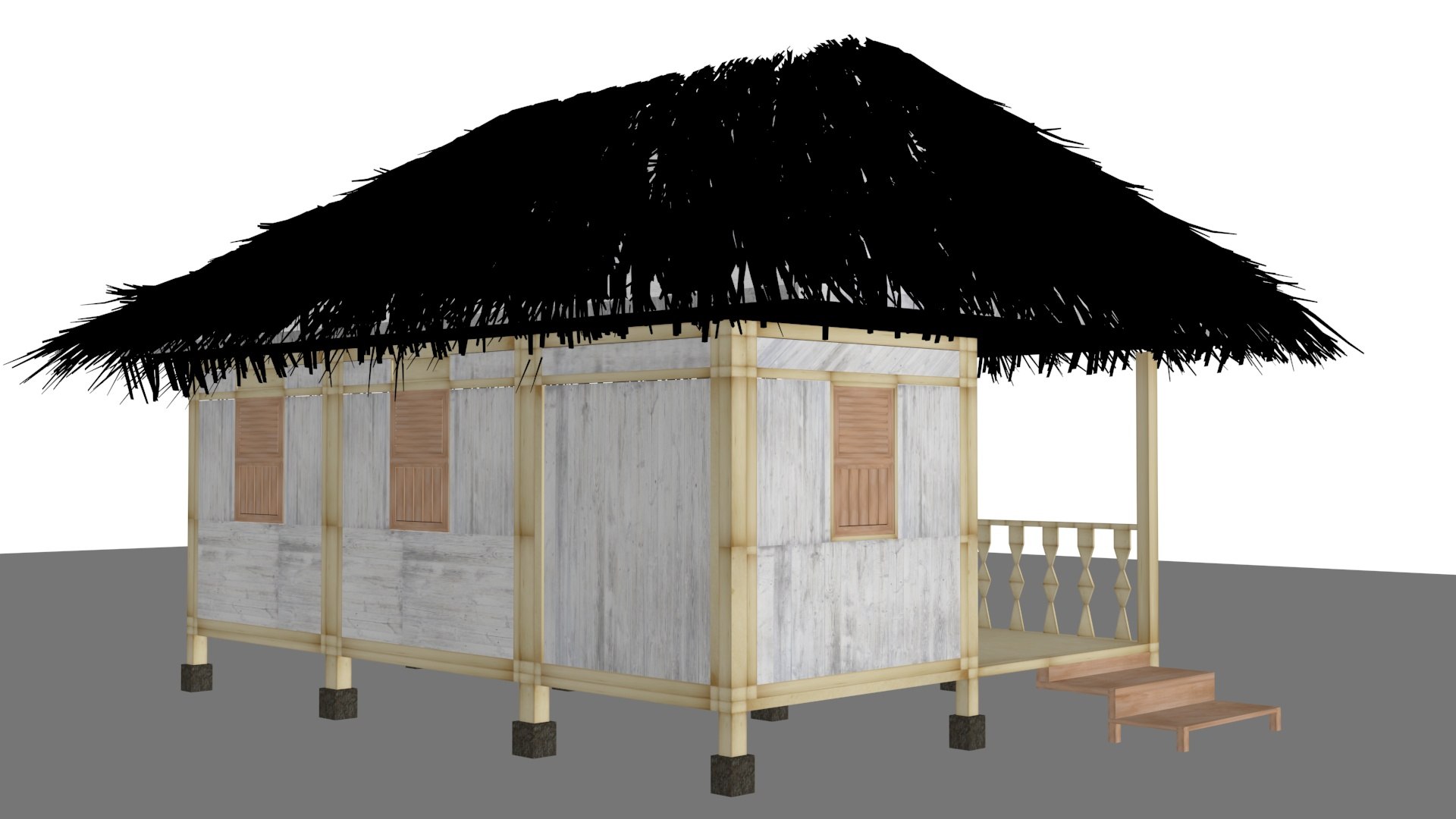 Sundanese Traditional Suhunan Jolopong 3D Model - TurboSquid 2338347