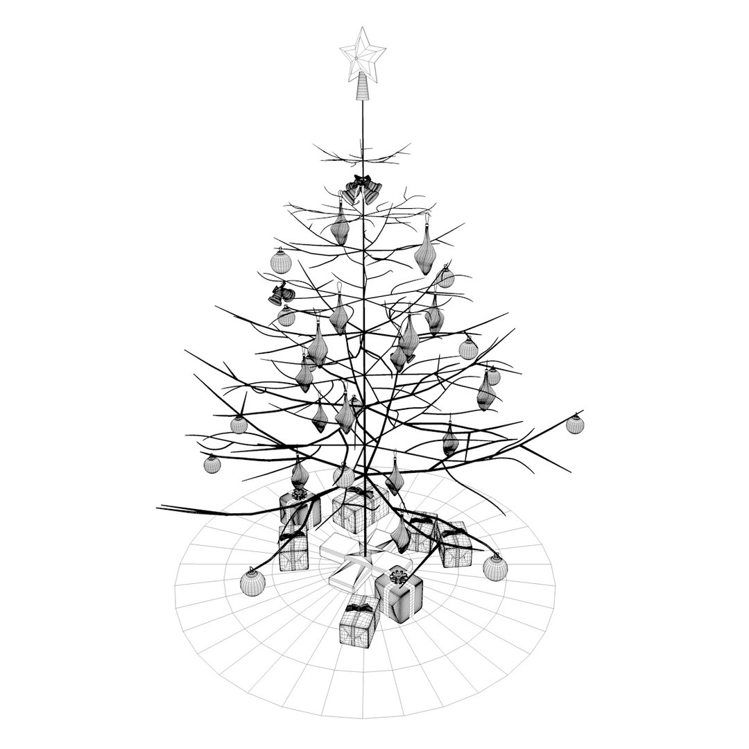 Christmas Tree 3d C4d