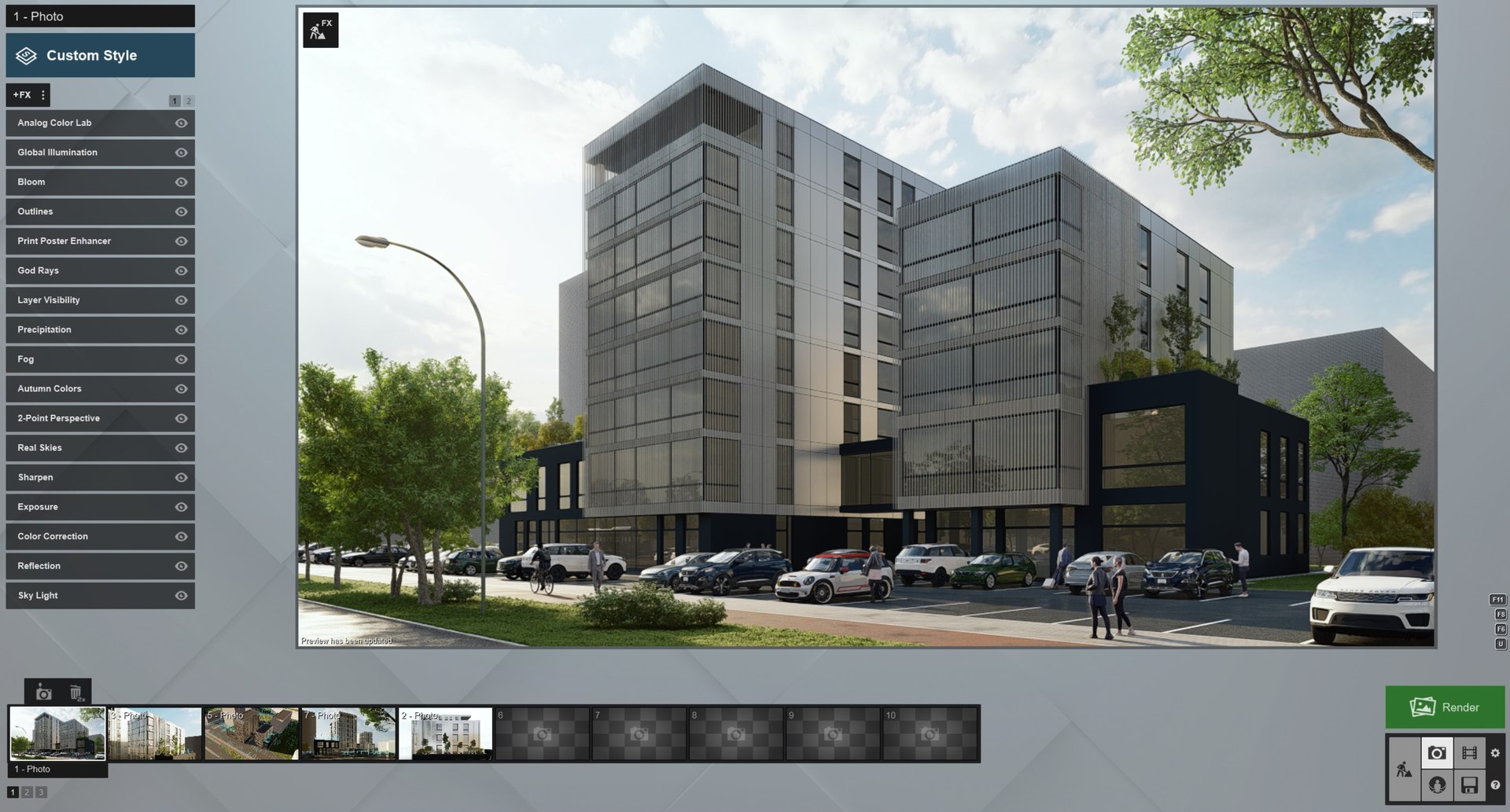 Office building - Lumion 12 Archicad Sketchup 3D - TurboSquid 1962929