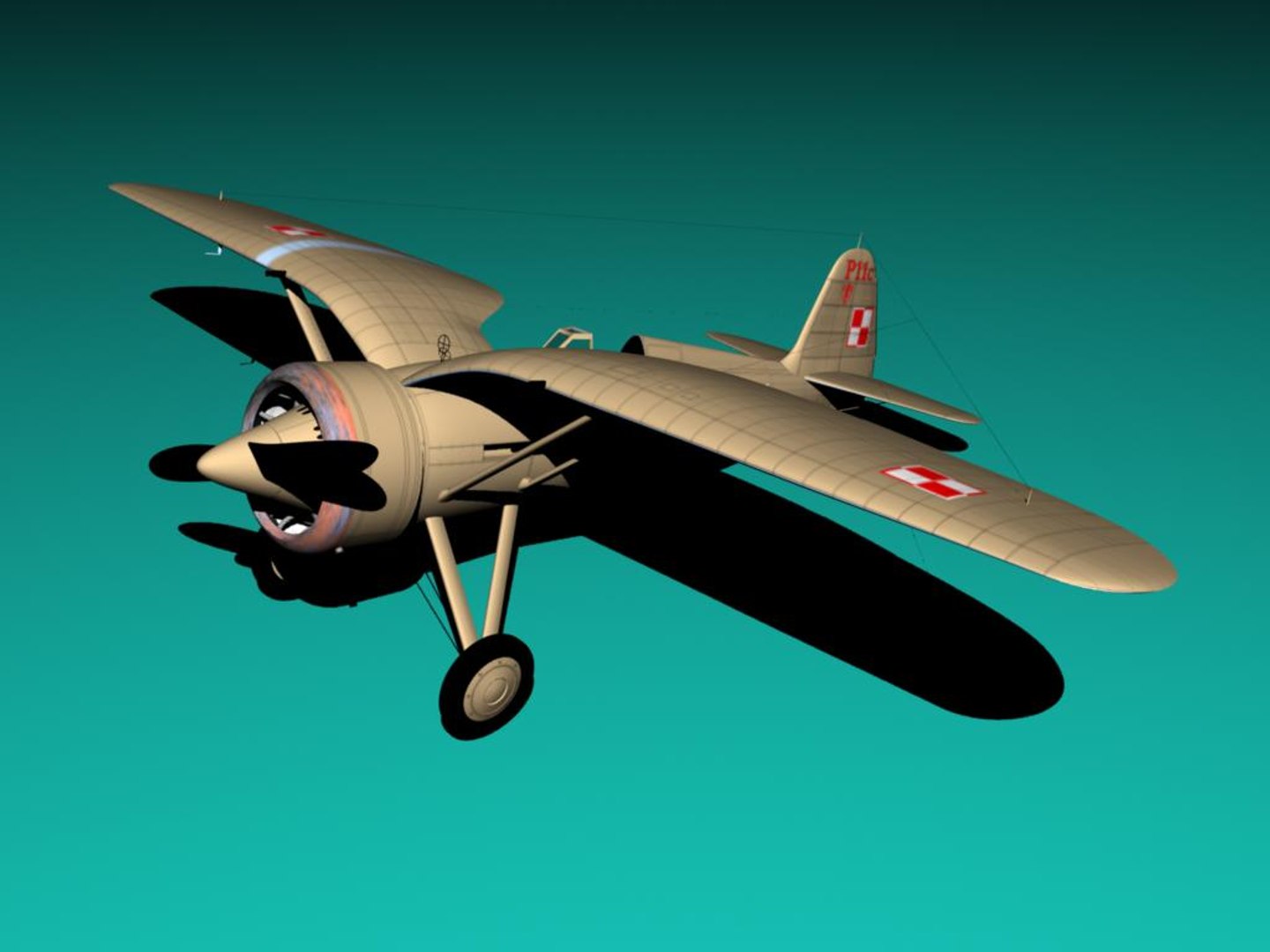 3d P11 P11c Pzl Model