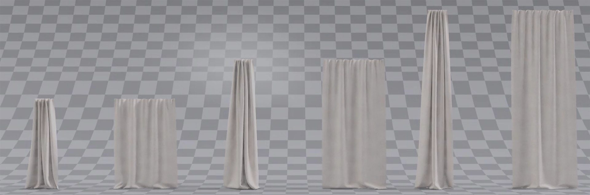 Animated Curtain Fabric Openingclosing Animation 3D Model - TurboSquid ...