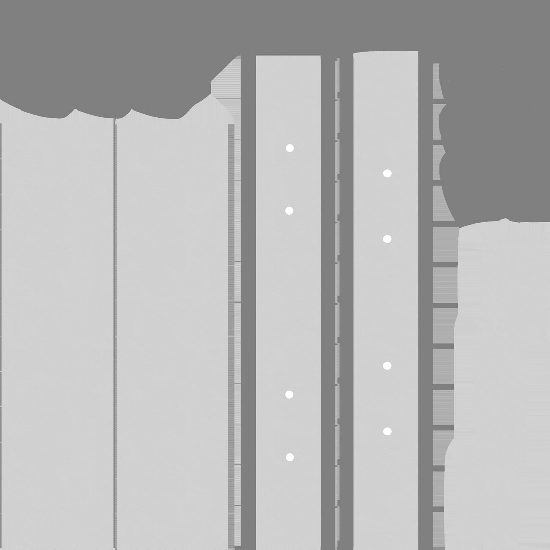 3D Gothic Choker Collar 02 Full Black - Character Design Fashion Model ...