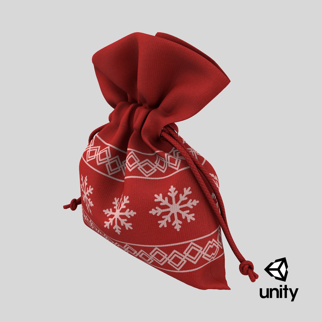 3D Sack Red PBR - TurboSquid 2164690