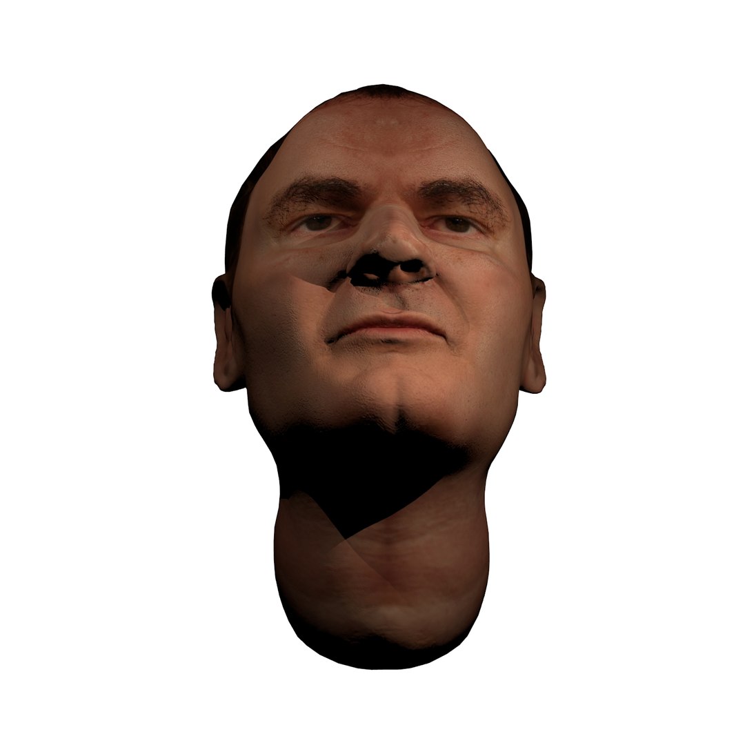 3d Model Of Director Quentin Tarantino