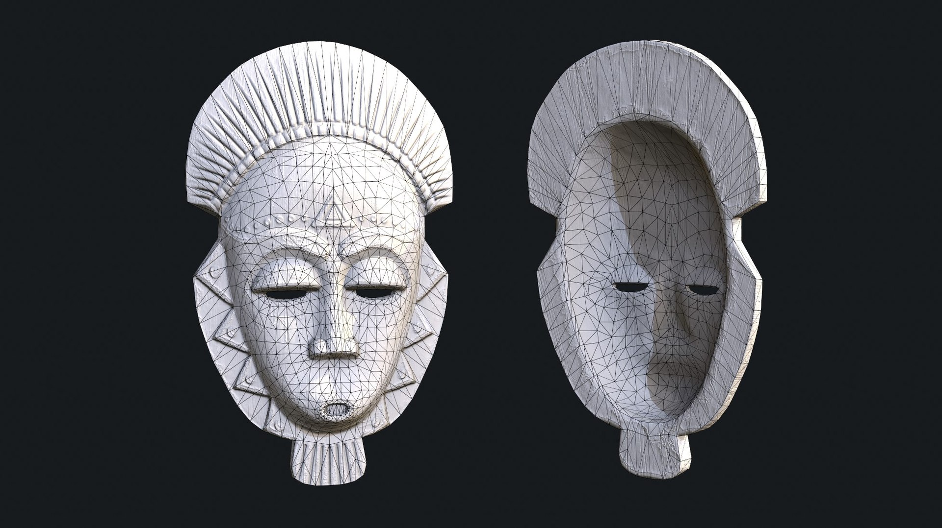 African Mask 3 3D Model - TurboSquid 2163061