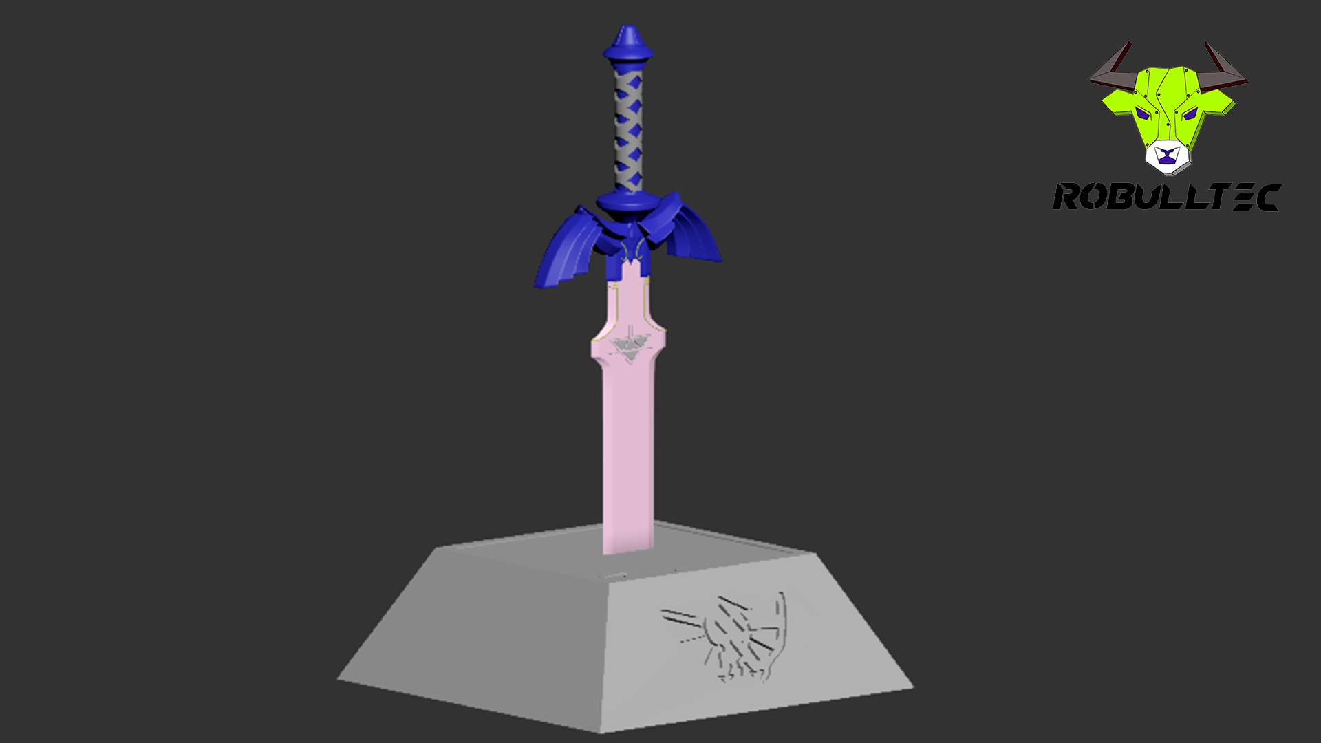 Master Sword Zelda 3D Model - TurboSquid 2225498