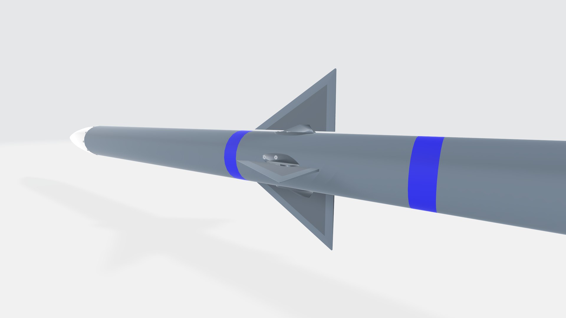 3D Aim-120 Missile Amraam Model - TurboSquid 1639349