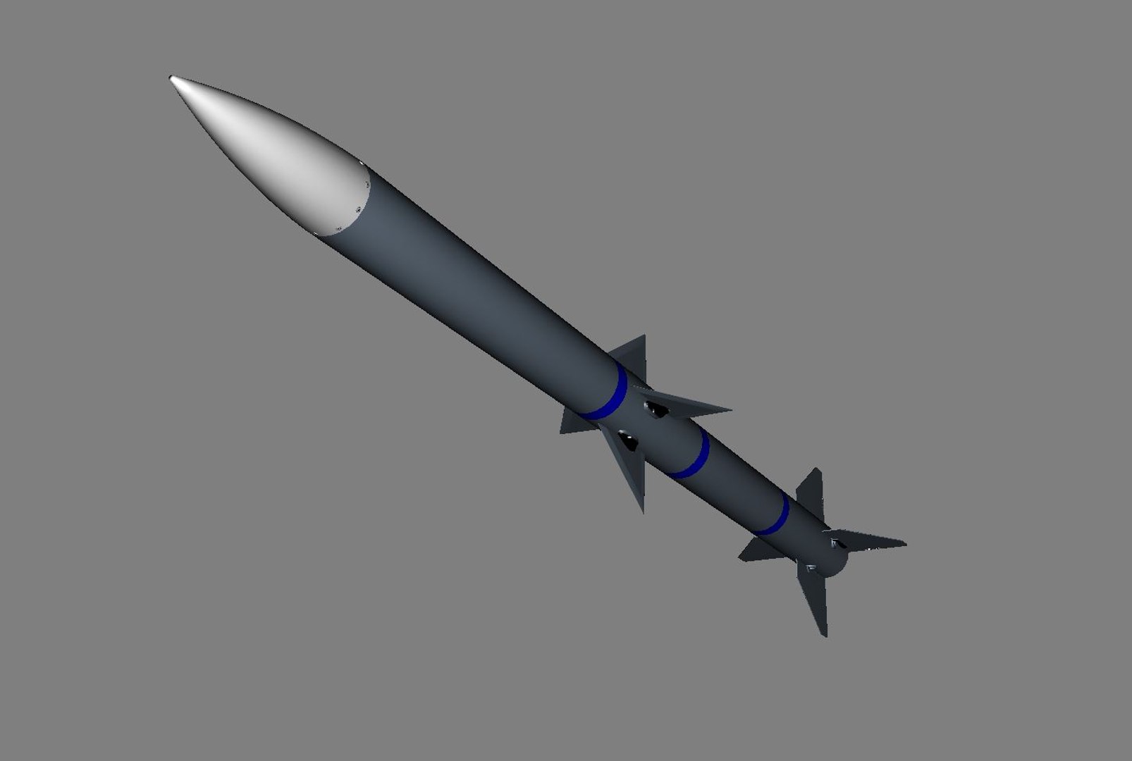 3D Aim-120 Missile Amraam Model - TurboSquid 1639349