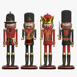 Low Poly Wooden Nutcracker 3D Models for Download | TurboSquid