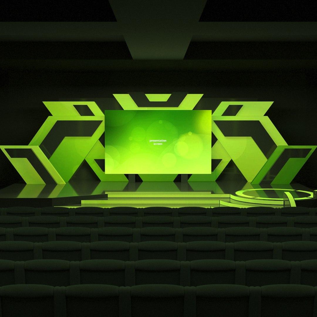 3D Virtual Stage - TurboSquid 1861494