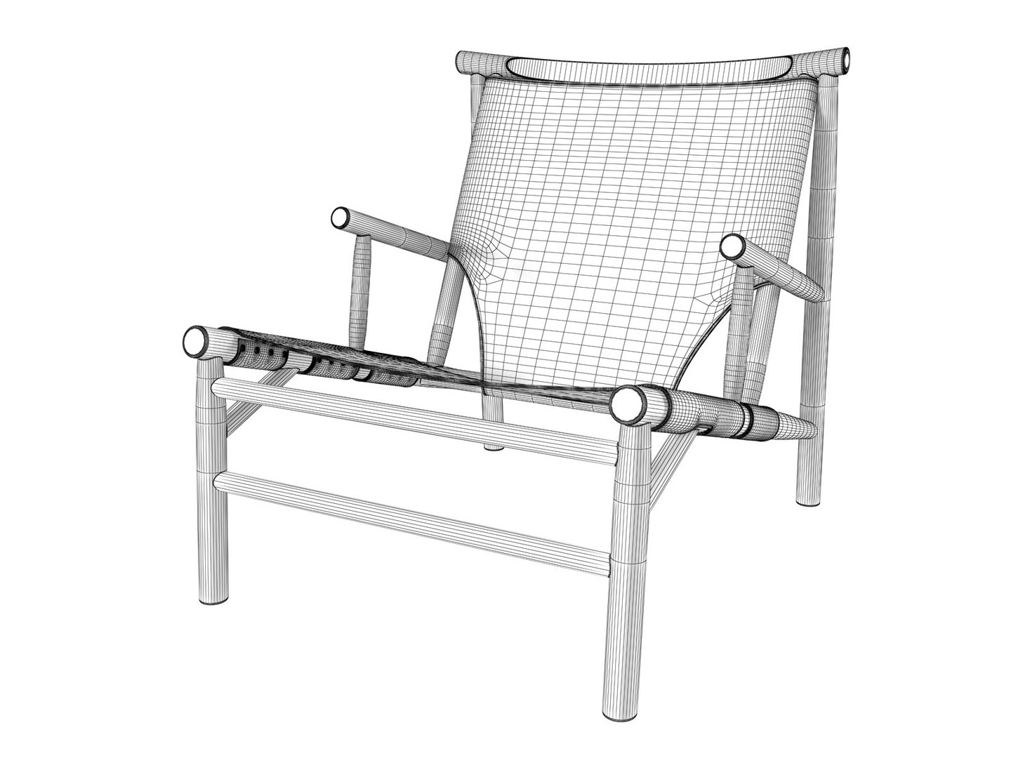 Samurai Lounge Chair Model - TurboSquid 1388754