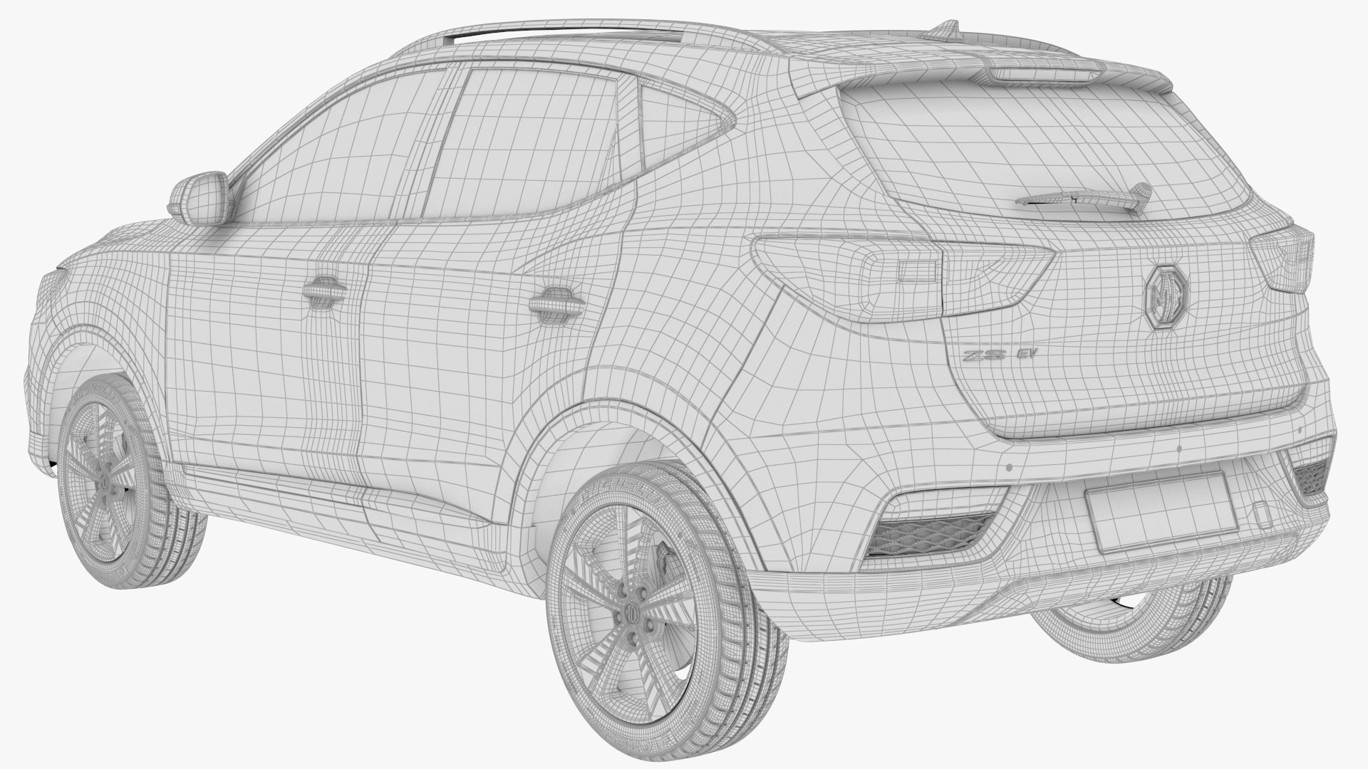 MG ZS EV 2021 3D Model - TurboSquid 1717125
